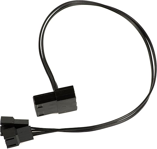 Amazon.com: CRJ 4-Pin Molex to 2 x 3/4-Pin PWM 12V PC Case Fan Power ...