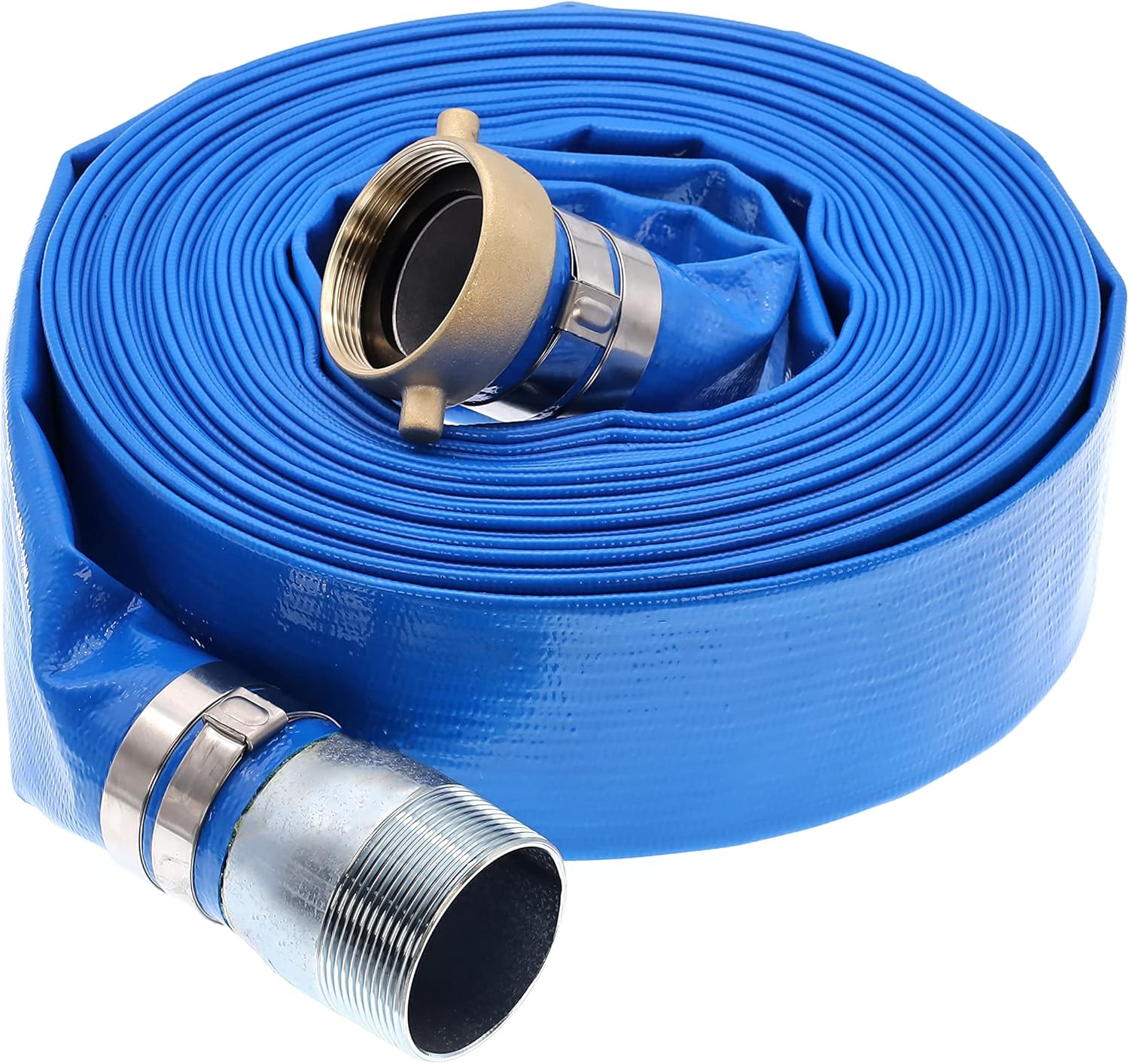 Amazon.com : 3" x 100' Water Discharge Hose with NPT Pin Lug and Nipple ...