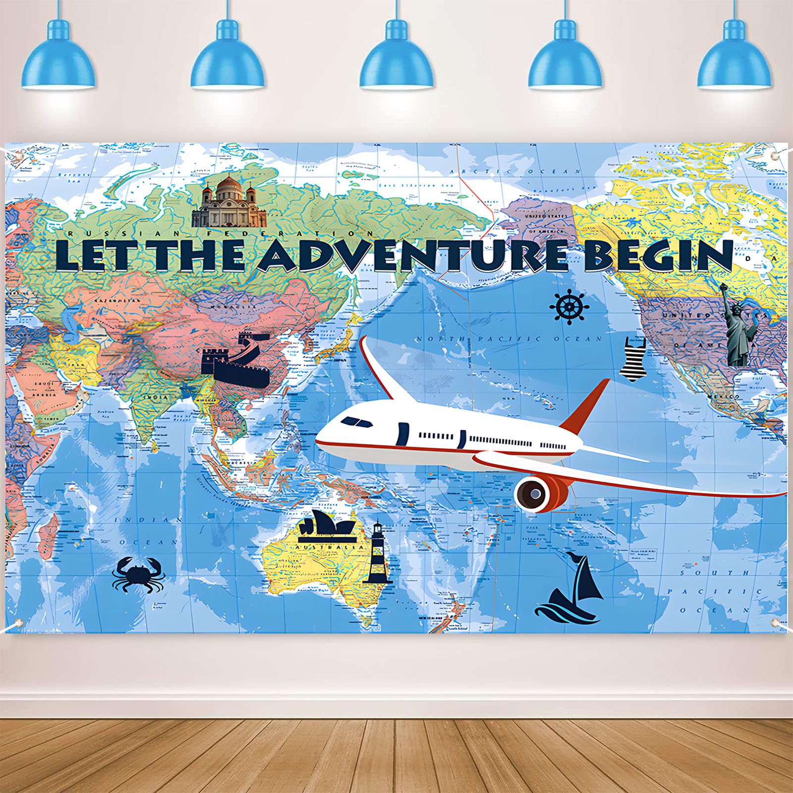 Bon Voyage Decorations Leaving Party Decorations Let The Adventure ...
