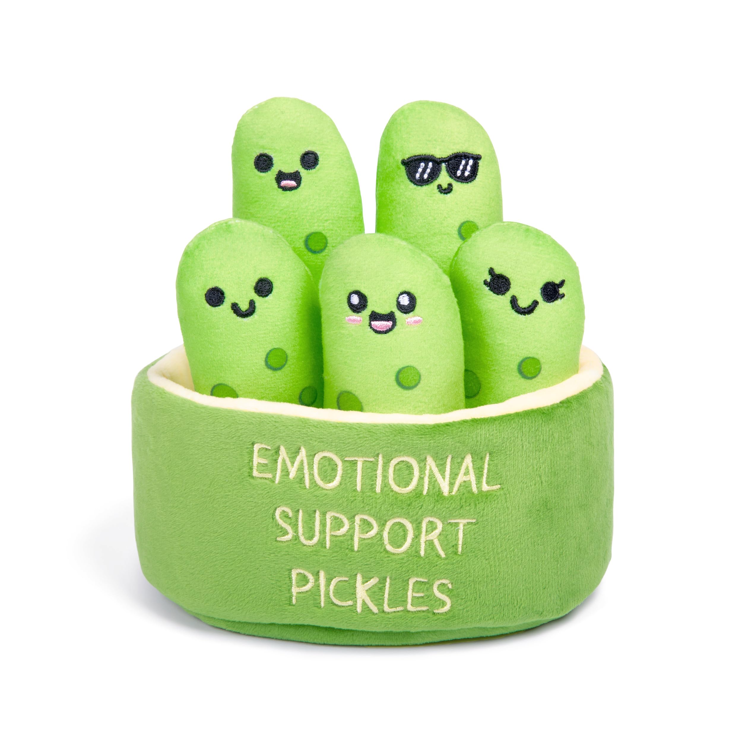 Amazon.com: Emotional Support Pickles by Relatable, Cuddly Stuffed Animals and Toys, Squishy ...
