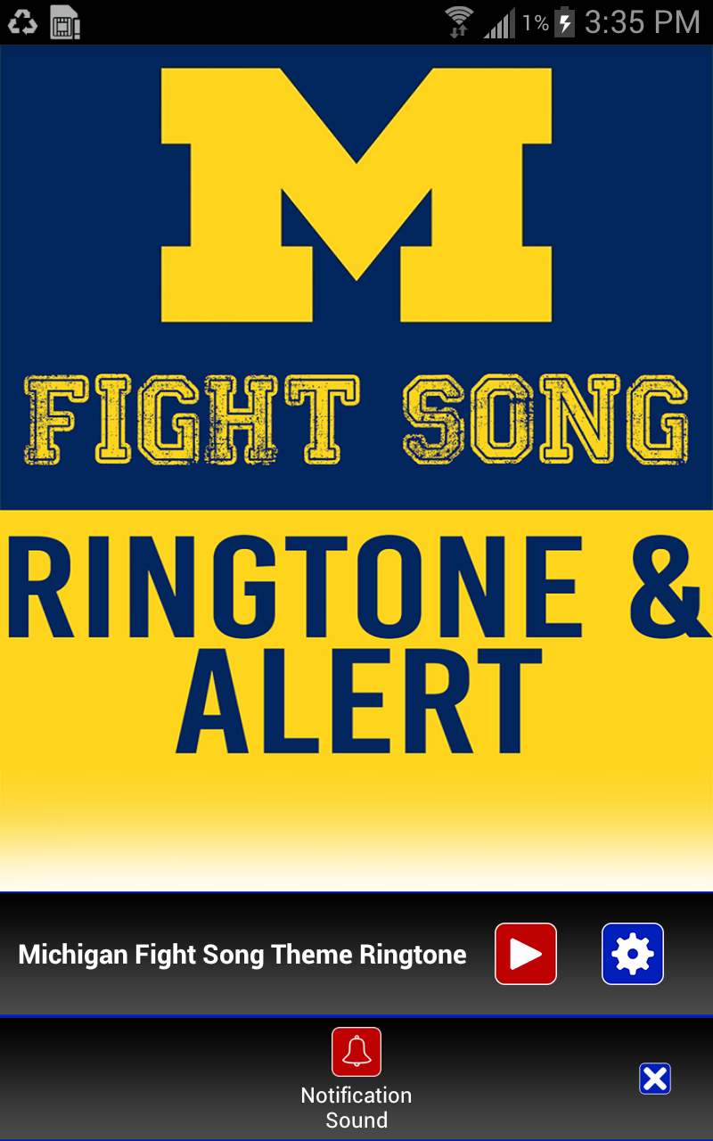 Michigan Fight Song Theme Ringtone - App on Amazon Appstore