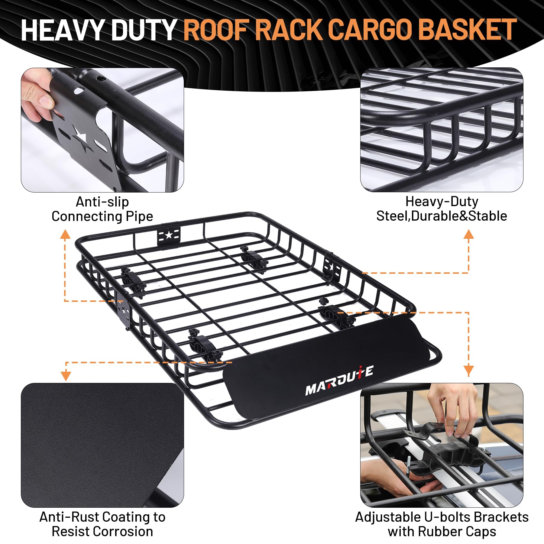 Snapklik.com : STMHOM Universal Cargo Carrier Basket 51 X 36 Inch ...