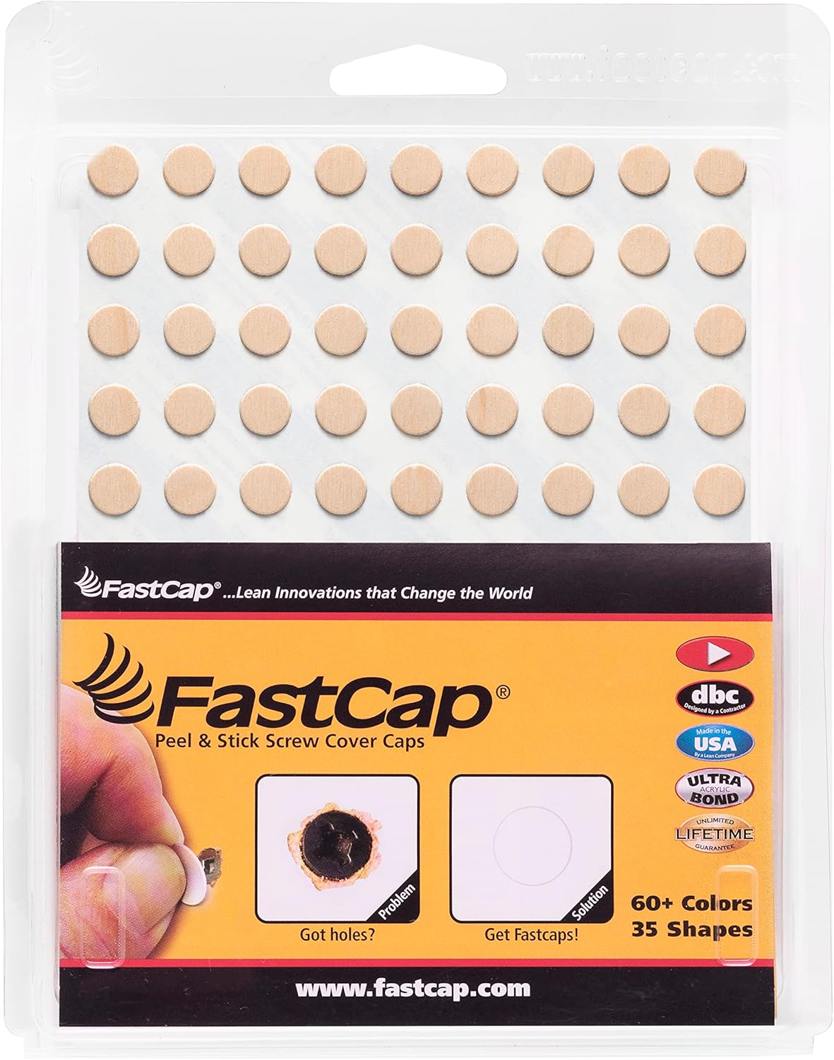 Amazon.com: FastCap - Screw Hole Covers, 3/8" (9mm) Round Stickers ...