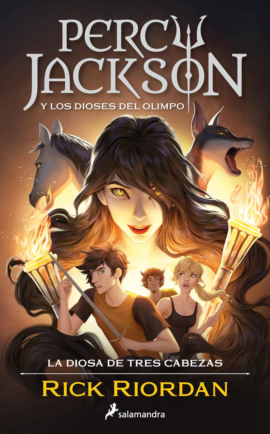 Amazon.com: Percy Jackson y los dioses del Olimpo: La diosa de tres cabezas / Wrath of the ...