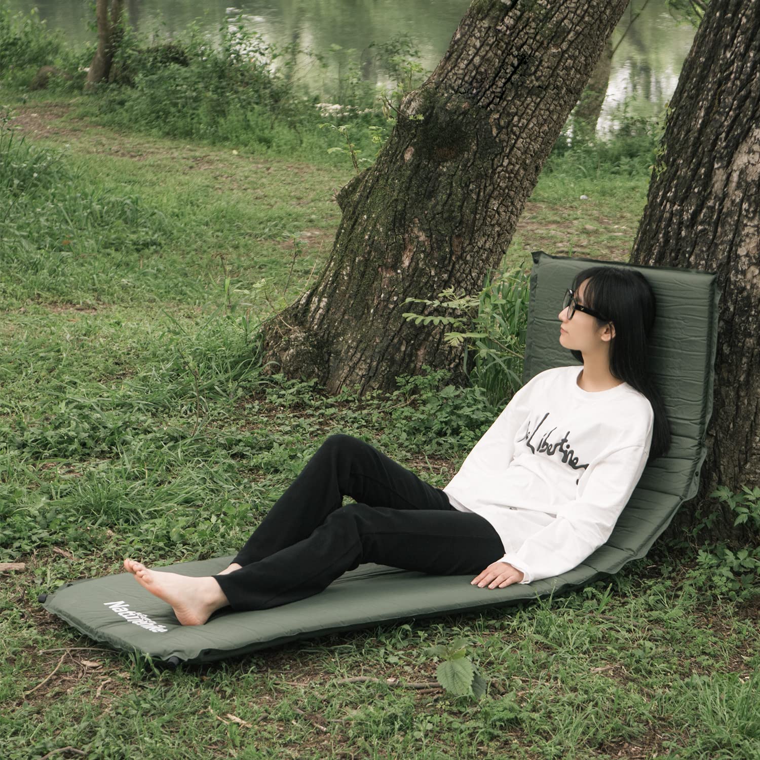 Naturehike Self Inflating Sleeping Pad - 2 inch Thick Durable Camping ...