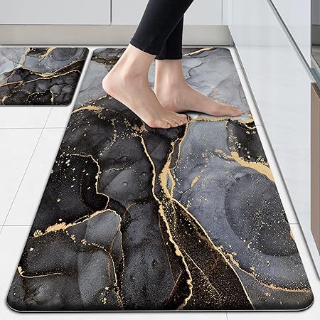 Amazon.com: BAOERYAA Kitchen Mats for Floor Anti Fatigue Kitchen Mats ...