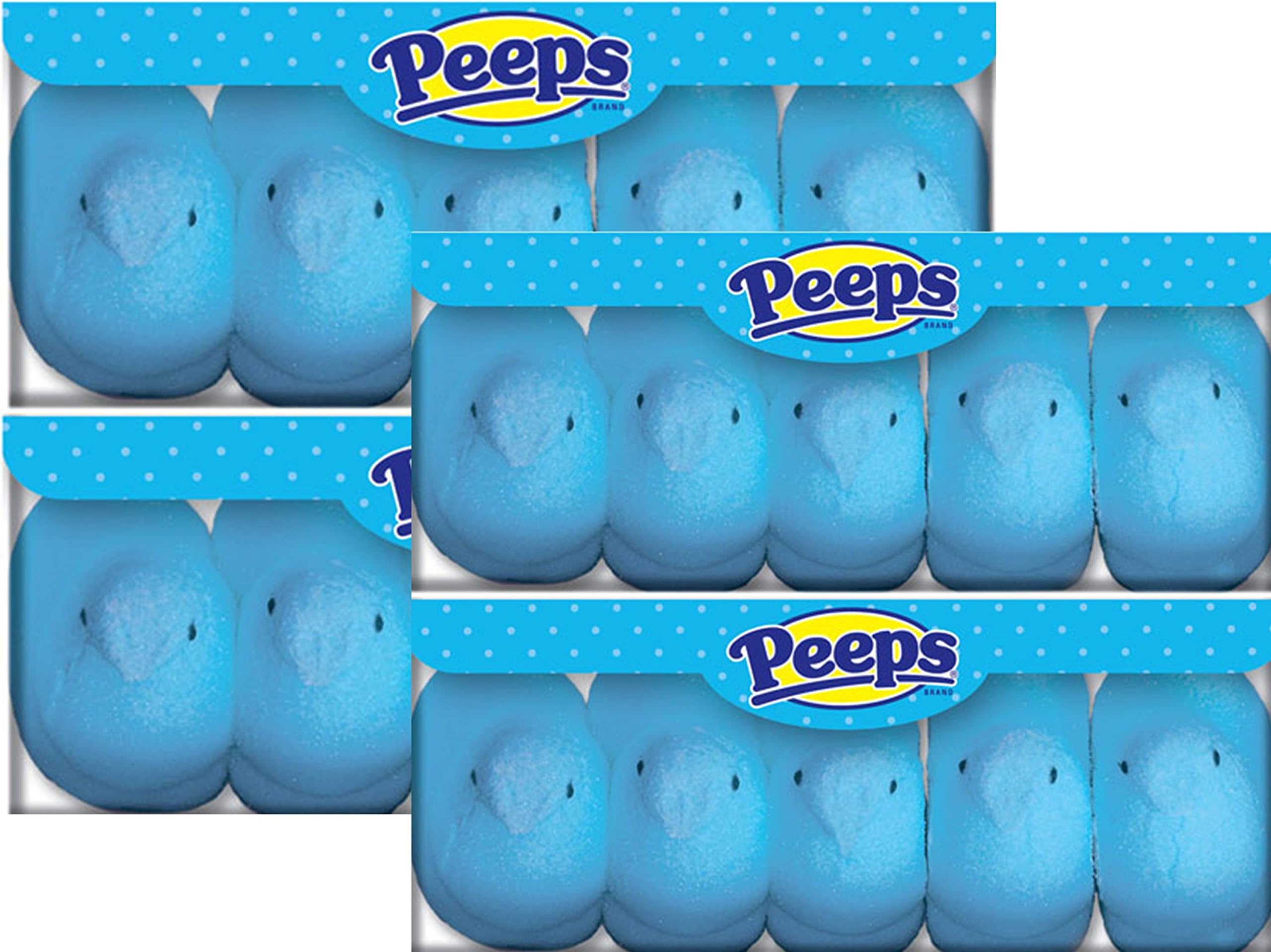 Amazon.com : Peeps Chicks Marshmallows, Easter Basket Stuffers, 5 in ...