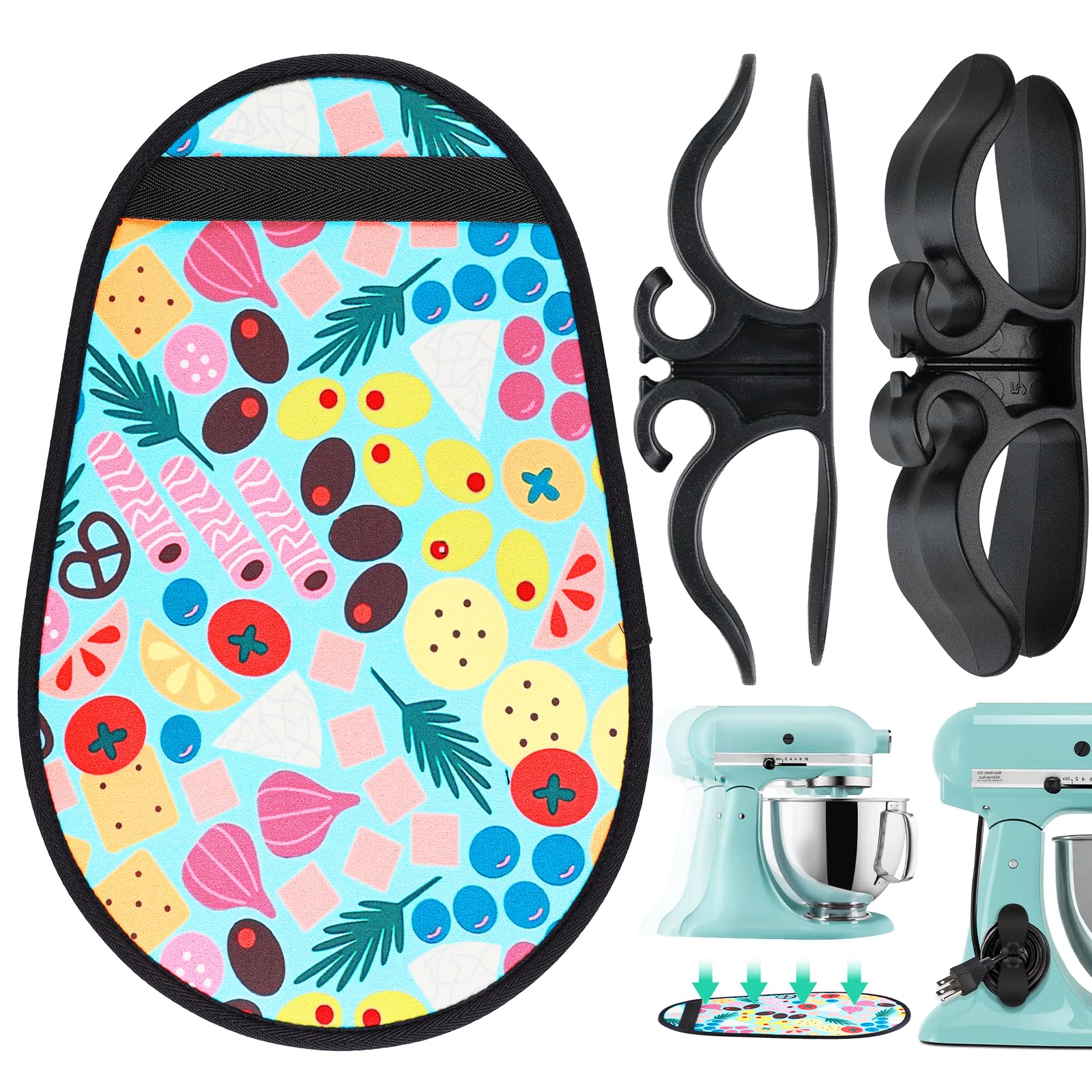 Amazon.com: Upgraded Sliding Mat for KitchenAid Stand Mixer with ...