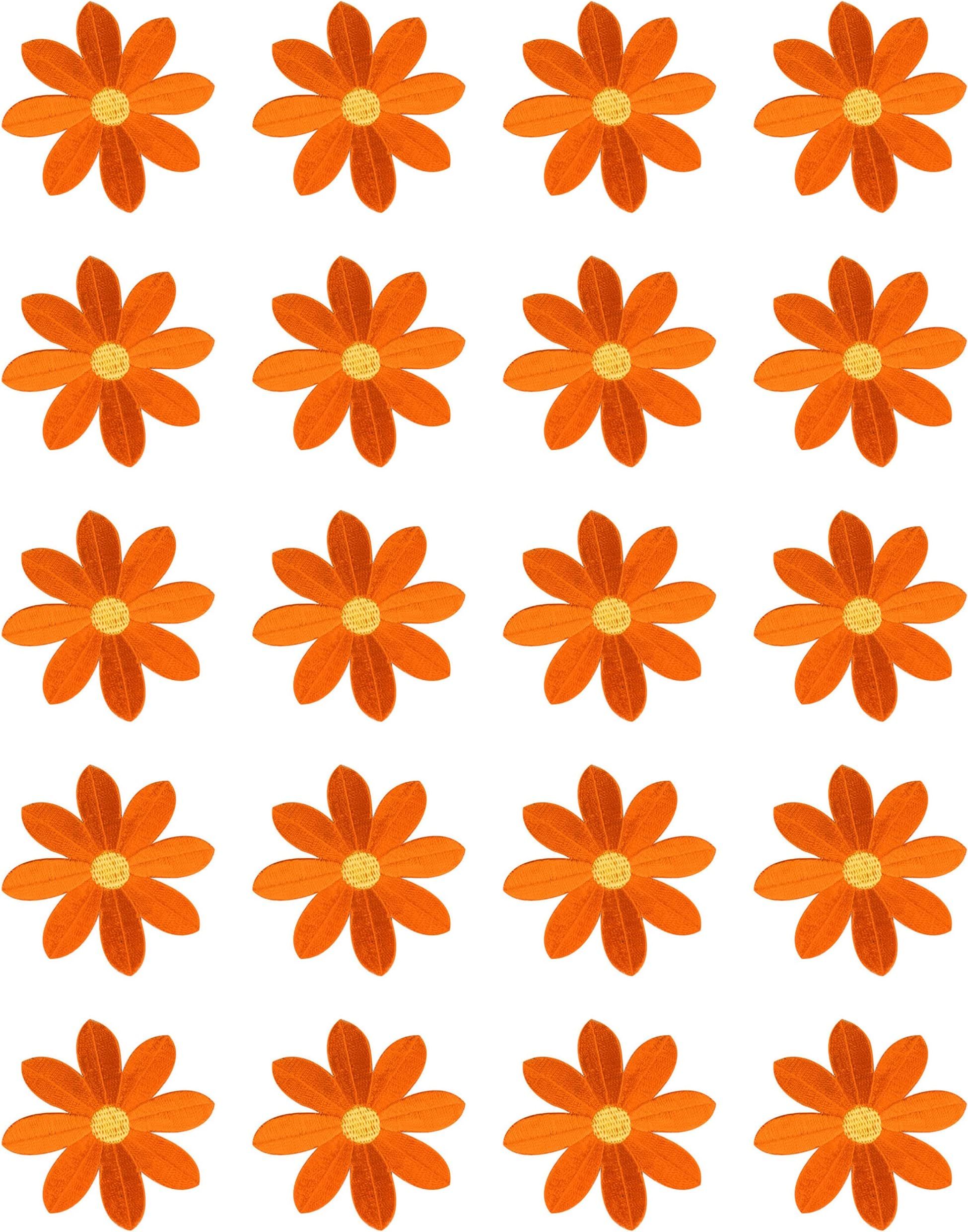 Amazon.com: Orange Slice Round Patch Fresh Cut Citrus Embroidered Iron ...