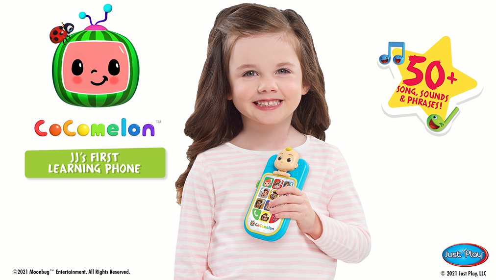 Snapklik.com : CoComelon JJs First Learning Toy Phone For Kids, Lights ...