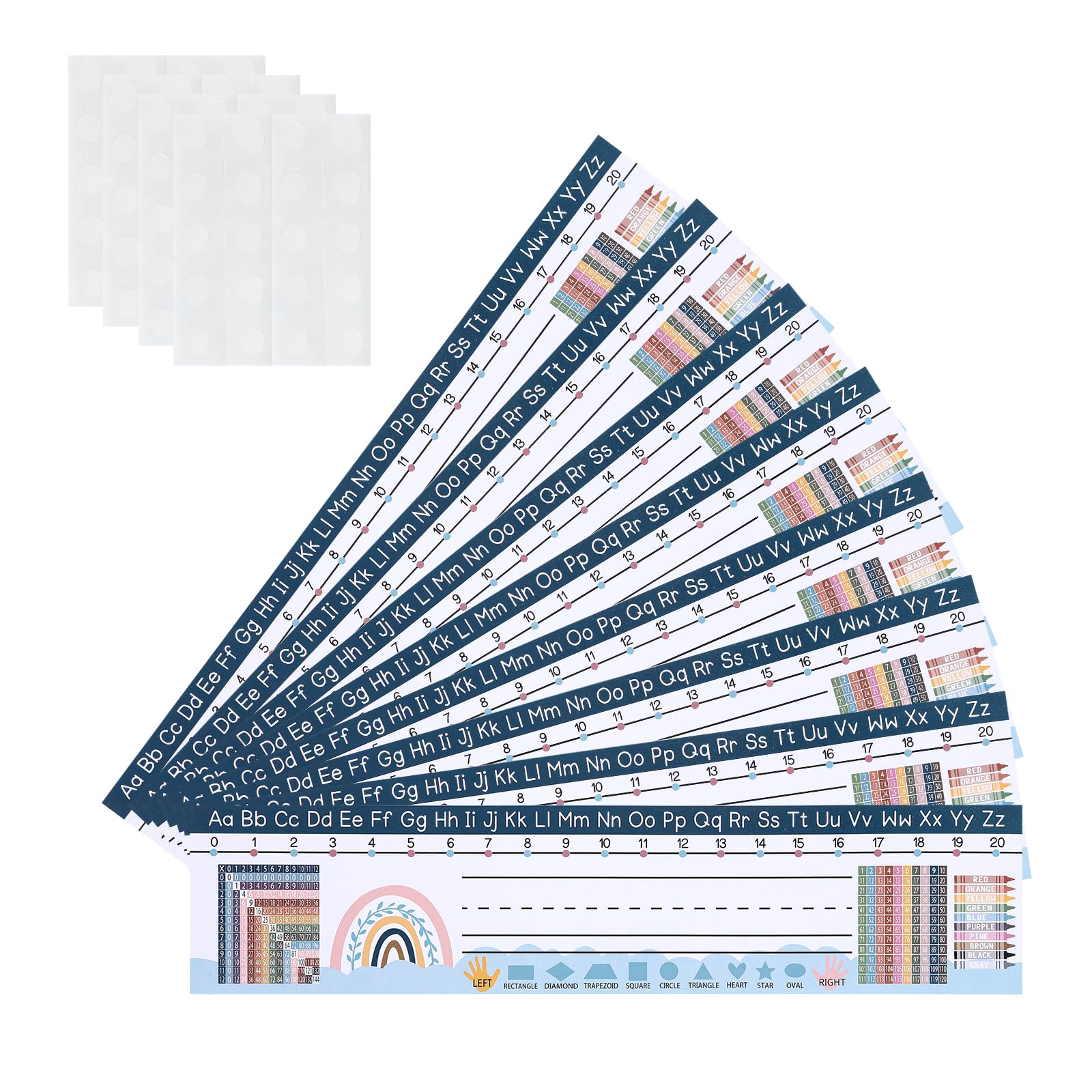 60 Pcs Class Desk Nameplates Desk Name Tags Classroom Name | Desertcart ...