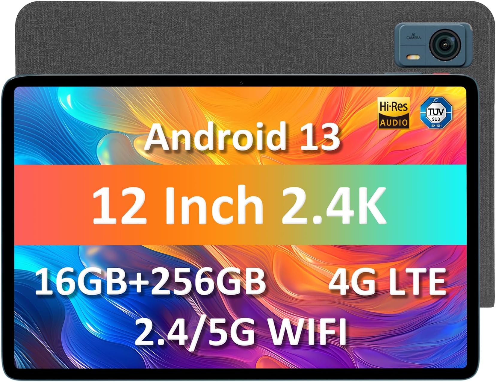 Amazon.com : Elepad 12 inch Large Screen Android 13 Tablet with SIM ...