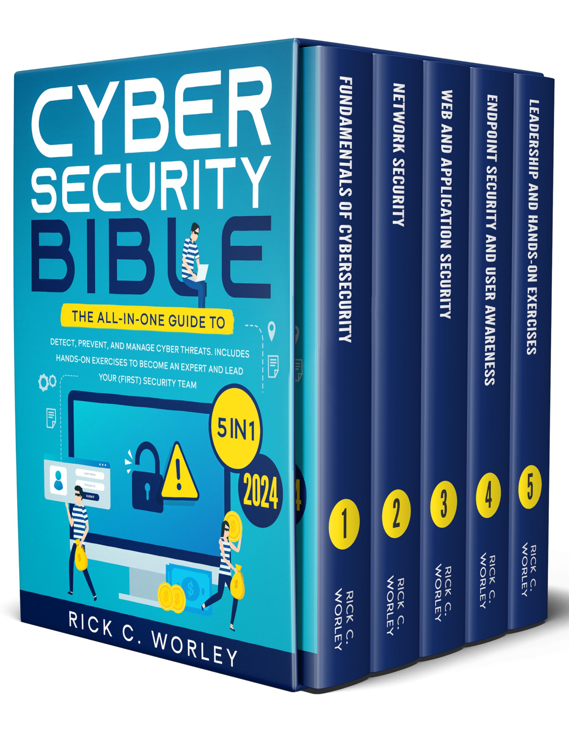 Buy The Cybersecurity Bible: [5 in 1] The All-In-One Guide to Detect ...