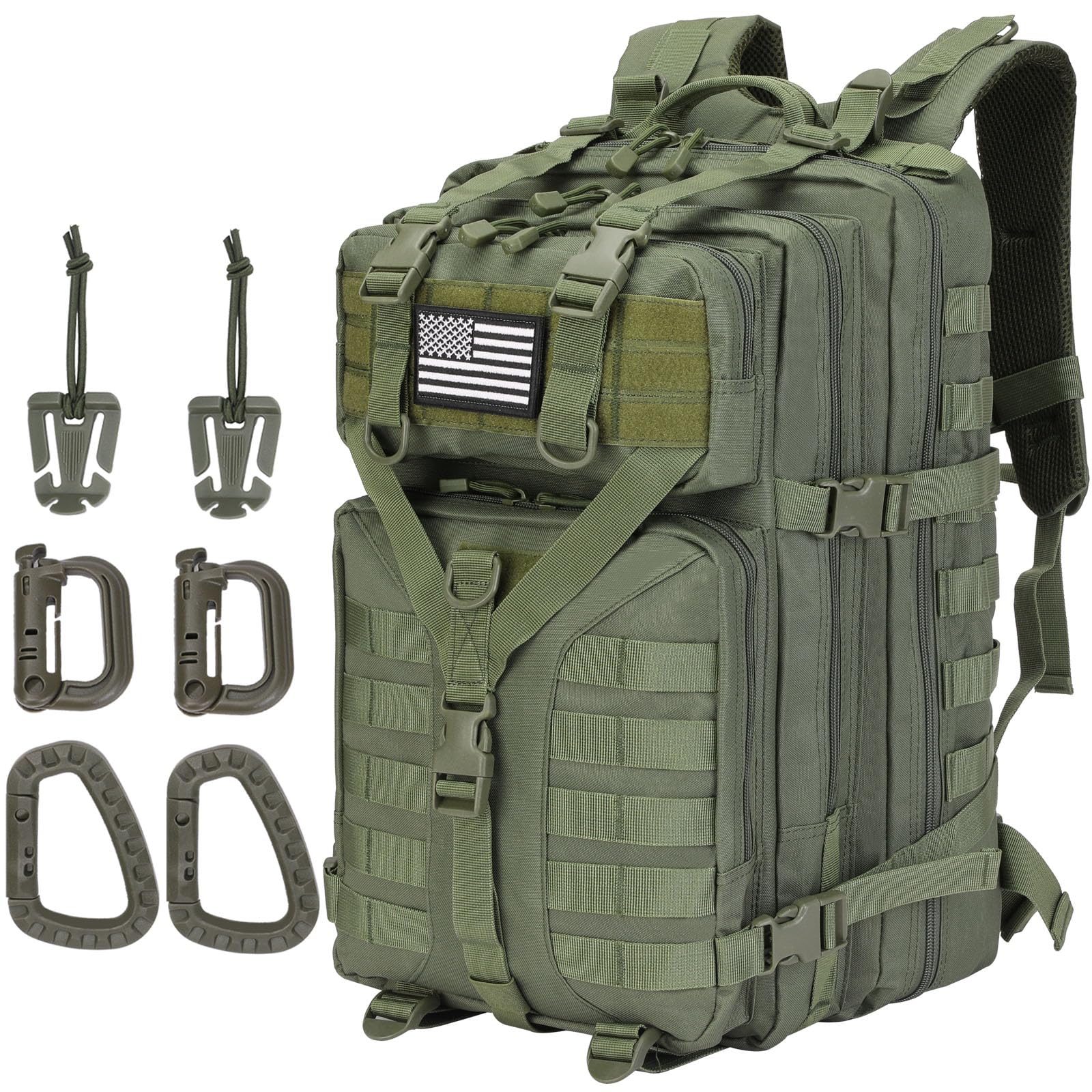 Amazon.com: Phoking 45L Military Tactical Backpack Large 3 Day Assault ...