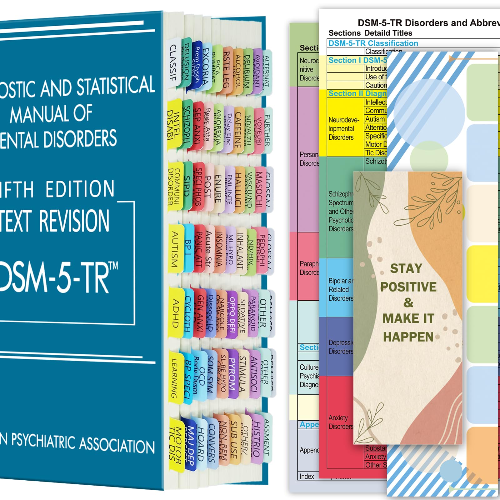 Index Tabs For Dsm 5 Tr Dsm 5 Color Coded | Desertcart BAHRAIN