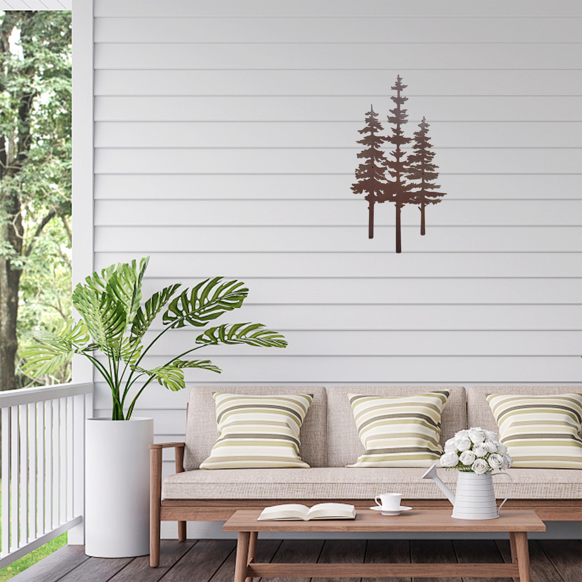Snapklik.com : Metal Tree Wall Decor, Cabin And Rustic Wall Decor For ...