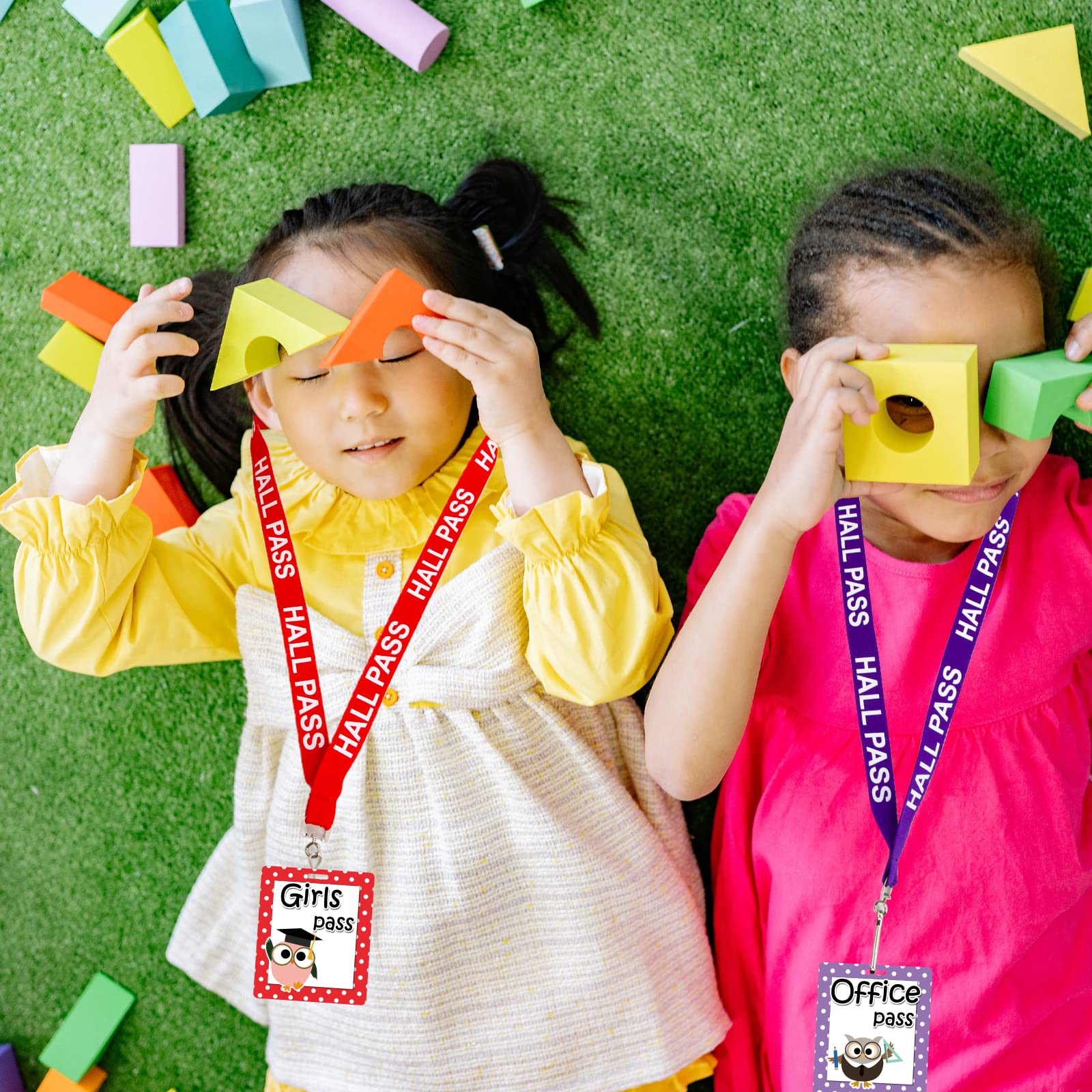 Snapklik.com : Ceiba Tree Owl Hall Pass Lanyards Set Of 6 (Hall, Office ...