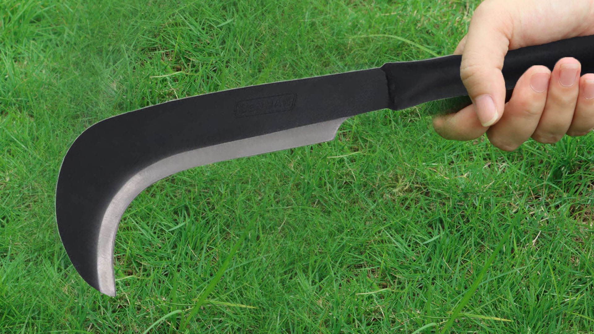 Watch Sickle Machete Knife Brush Clearing Sickle Machete on Amazon Live