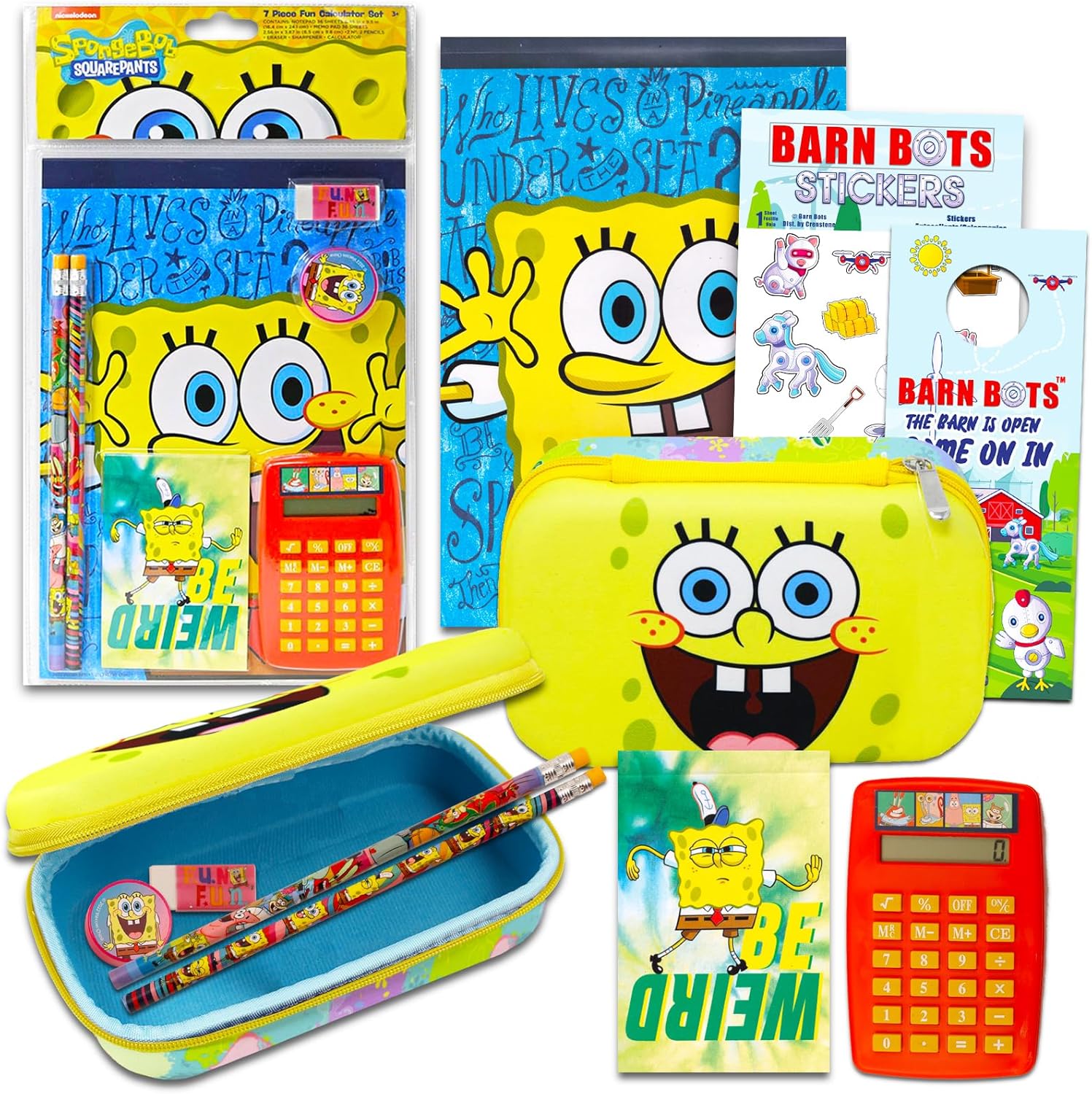 Amazon.com: Spongebob Squarepants School Supplies Set - Spongebob ...
