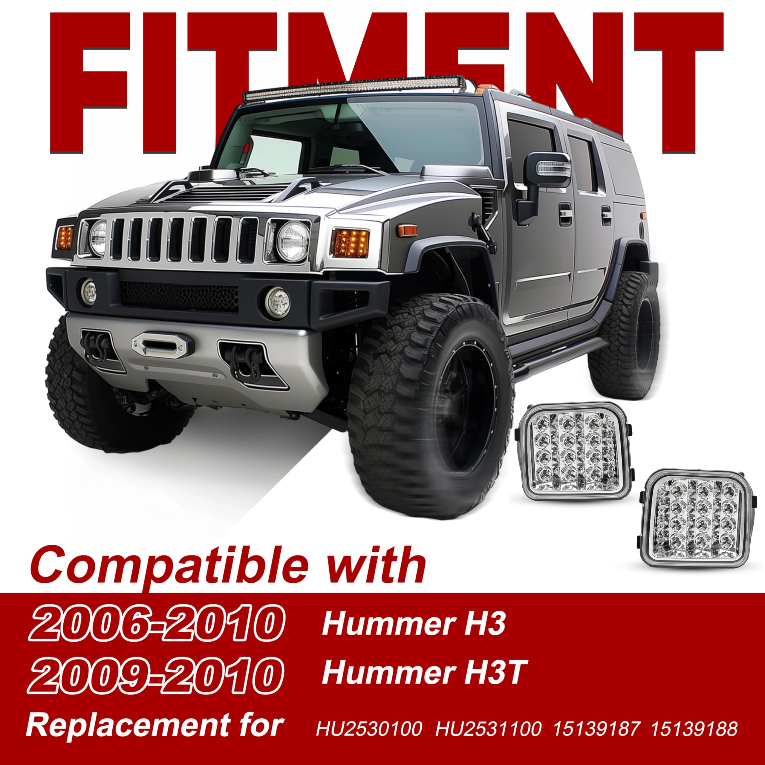 2006 Hummer H3 Roof Lights GOBI Hummer H3 Stealth Rack Multi Light