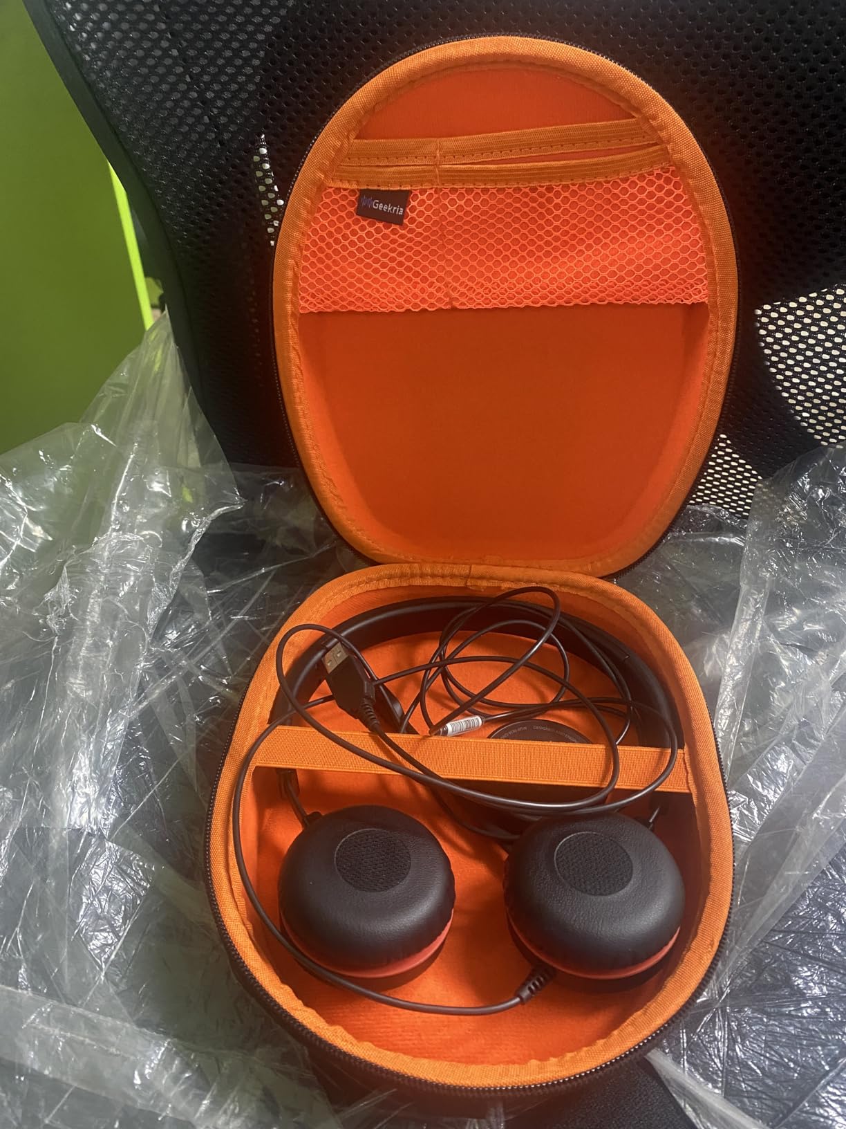 Geekria Shield Headphones Case Compatible with Jabra Evolve 65, 65UC ...