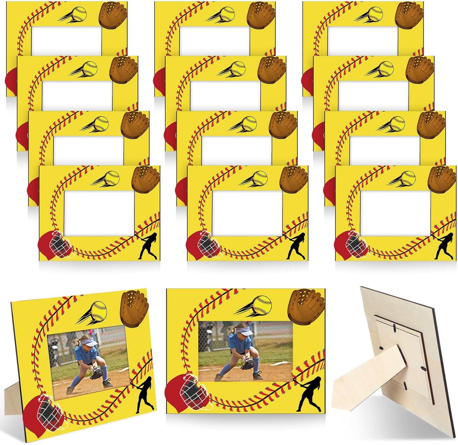 Amazon.com - Burbell 12 Pcs Picture Frame Sports Athletics Fits 4 x 6 ...