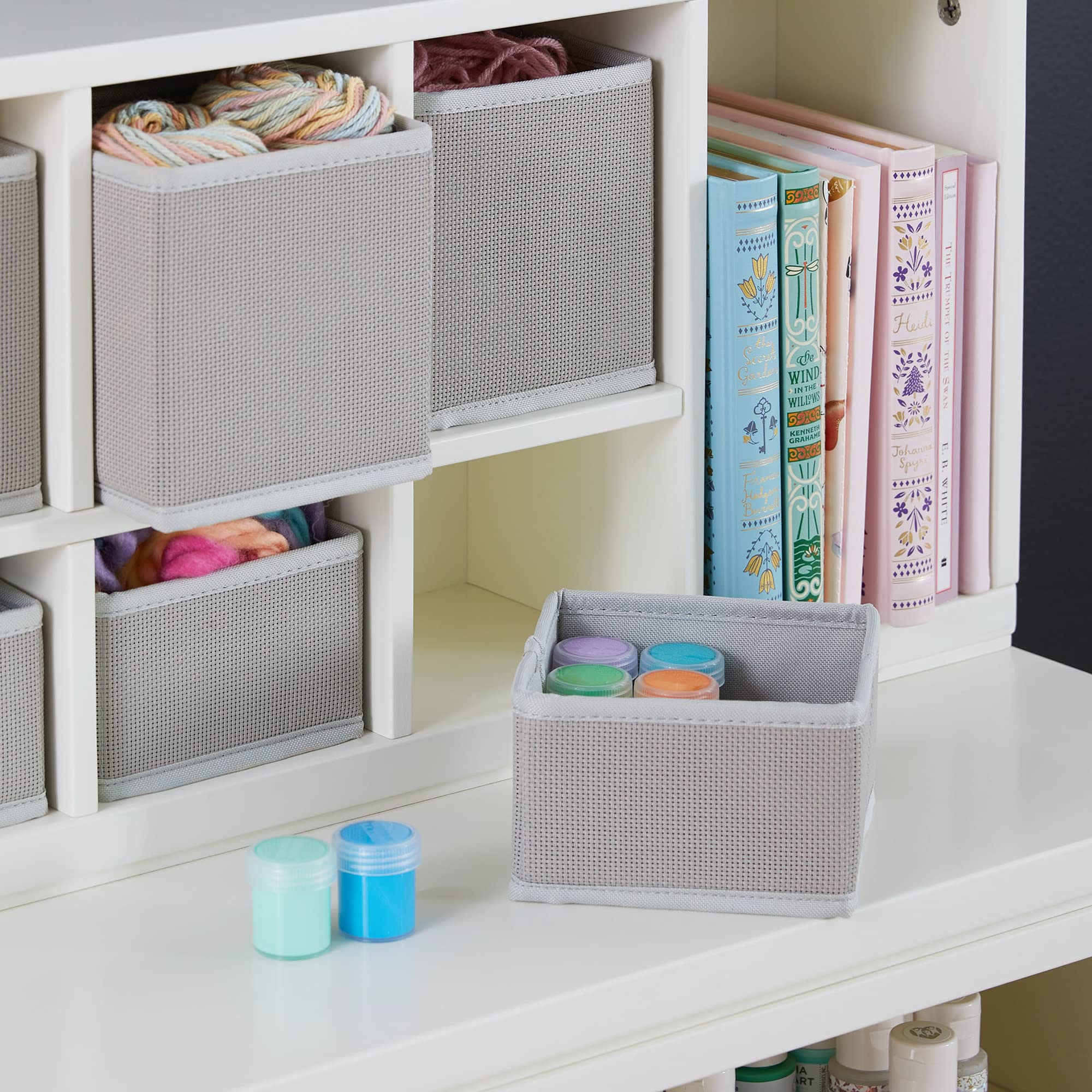 Martha Stewart Cube Shelves Storage Bins Playroom Cubby Storage Ideas