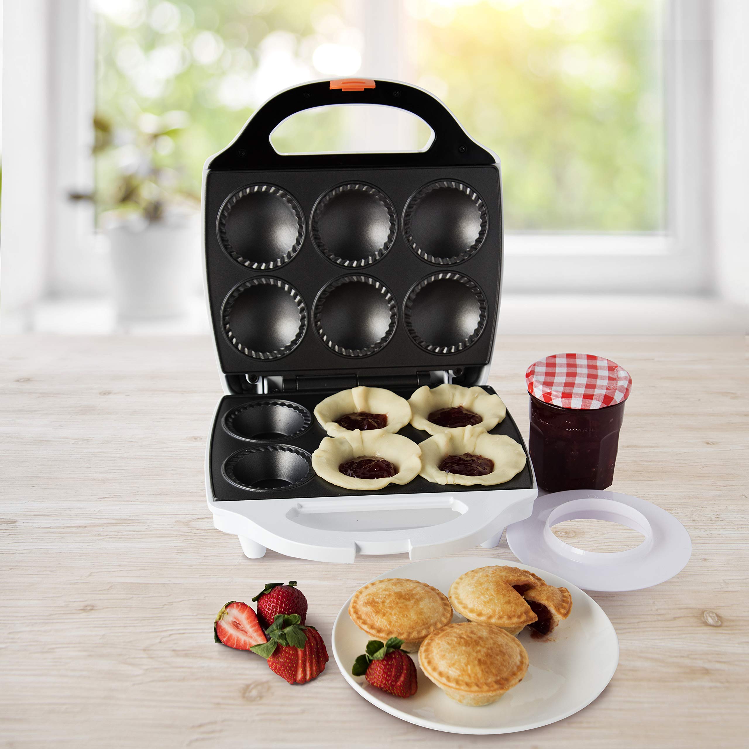 MasterChef Mini Pie and Quiche Maker- Pie Baker Cooks Homemade 6 Small ...