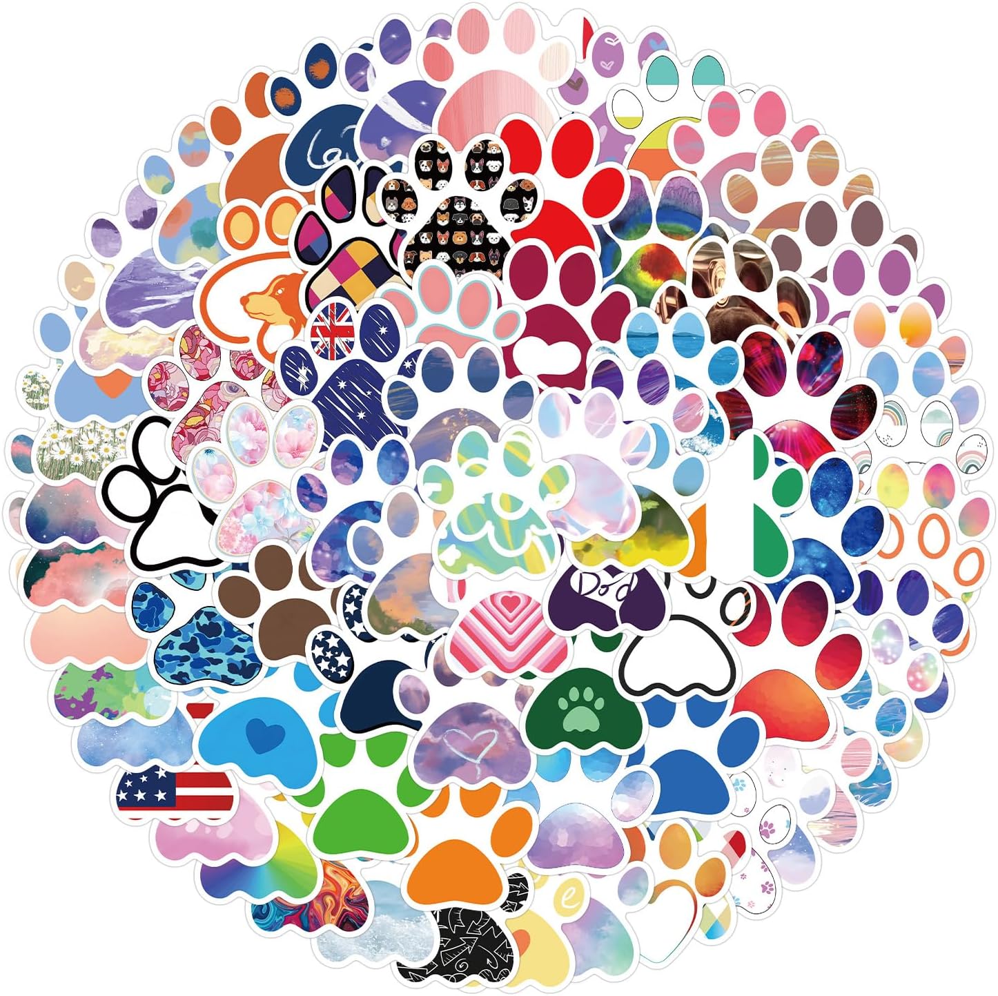 Amazon.com - Offbeat Stickers Poodle Sticker Mom Paw He Pink Mama Black ...