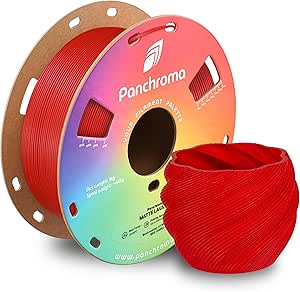 Polymaker Panchroma Matte PLA Filament, Lava Red 1.75mm 1kg 3D Printing ...
