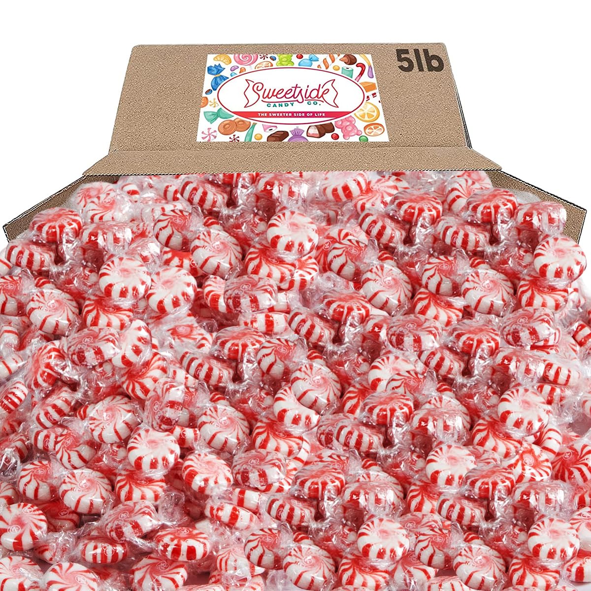 Amazon.com : Starlight Peppermint Individually Wrapped Candy - Sweets ...