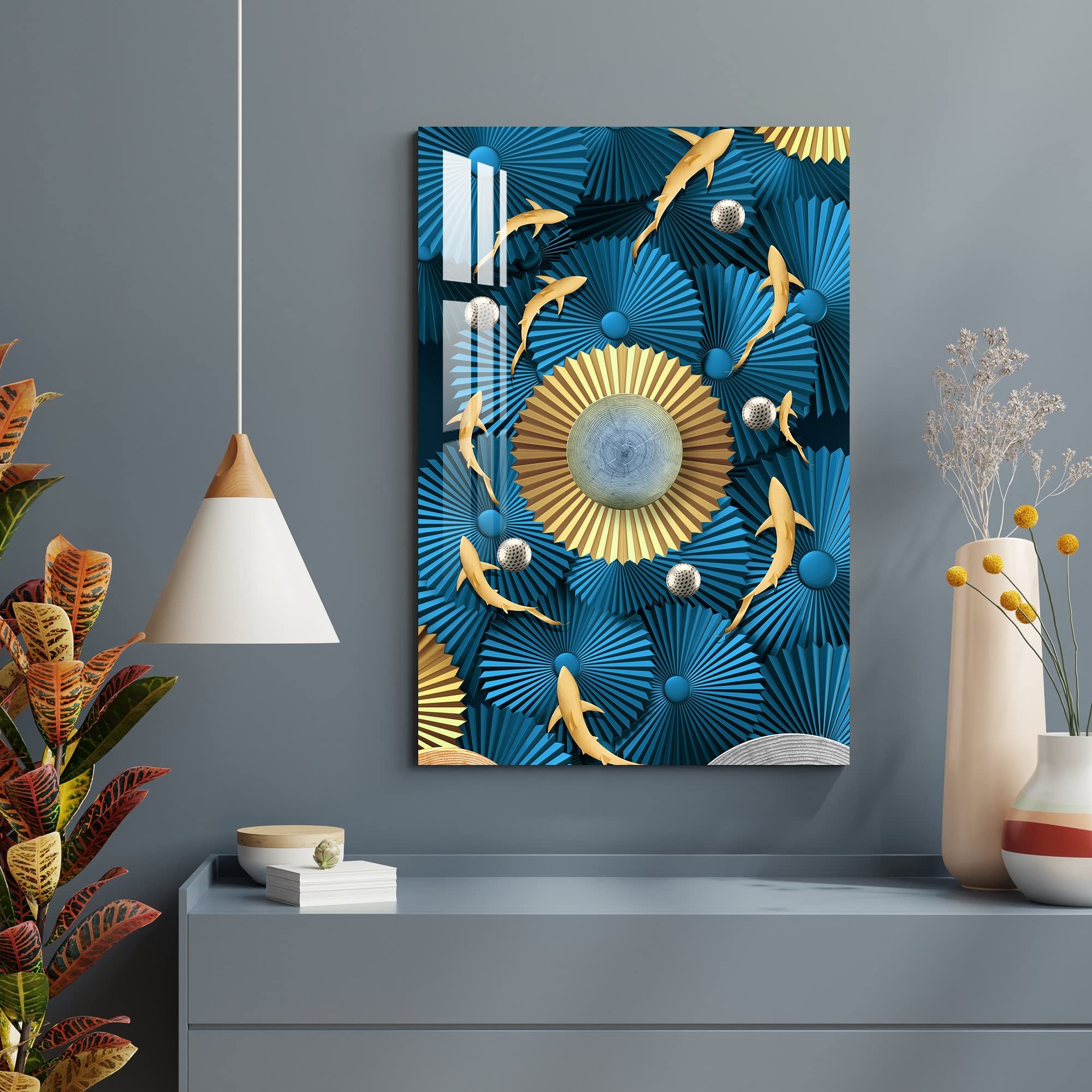 Feng Shui Art Paintings Feng Shui Wealth Corner Blessing #2 Art Print