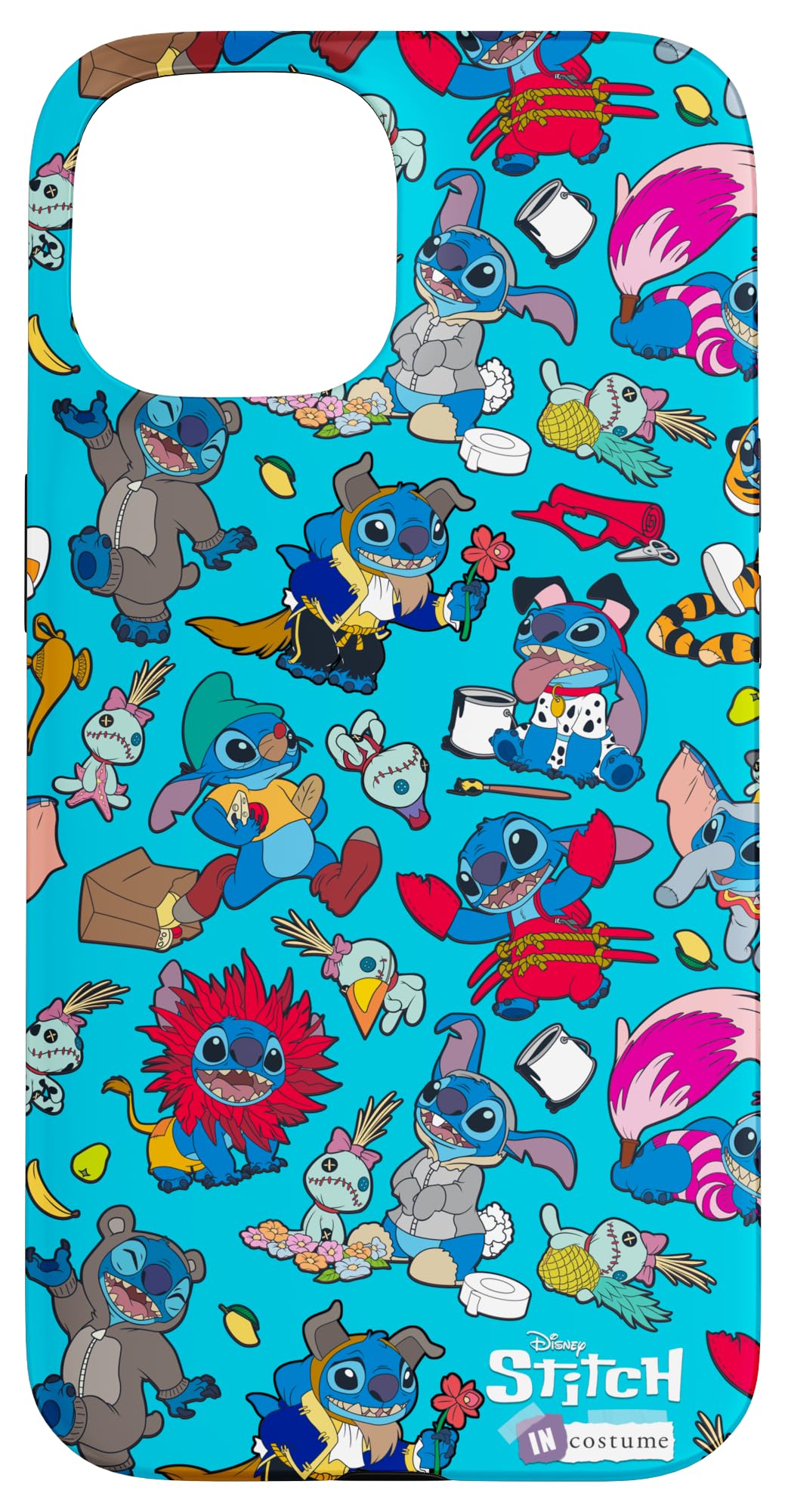 Amazon.com: iPhone 15 Disney 100 Stitch in Costume Disney Characters ...
