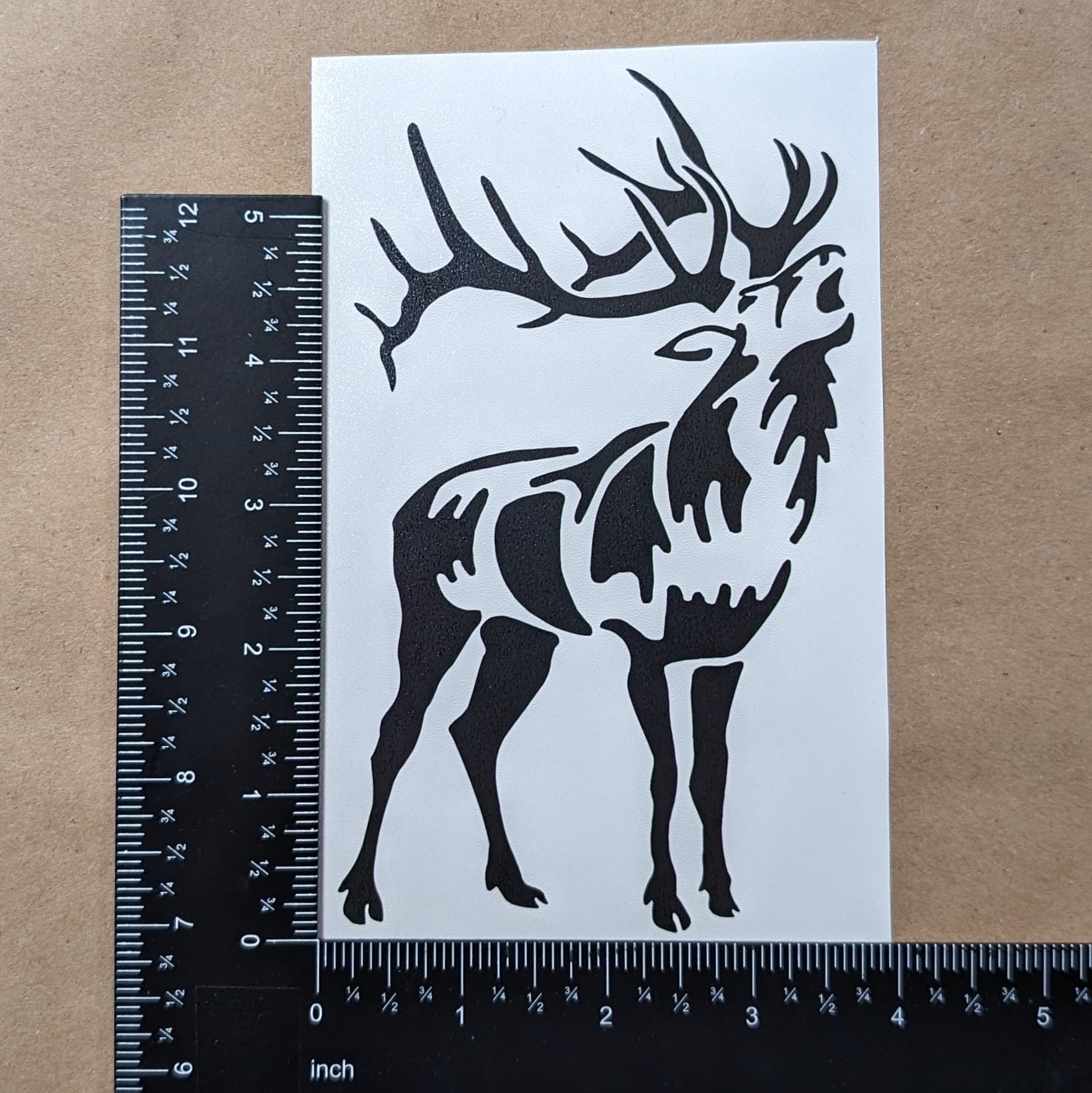 Elk Head Silhouette Patterns