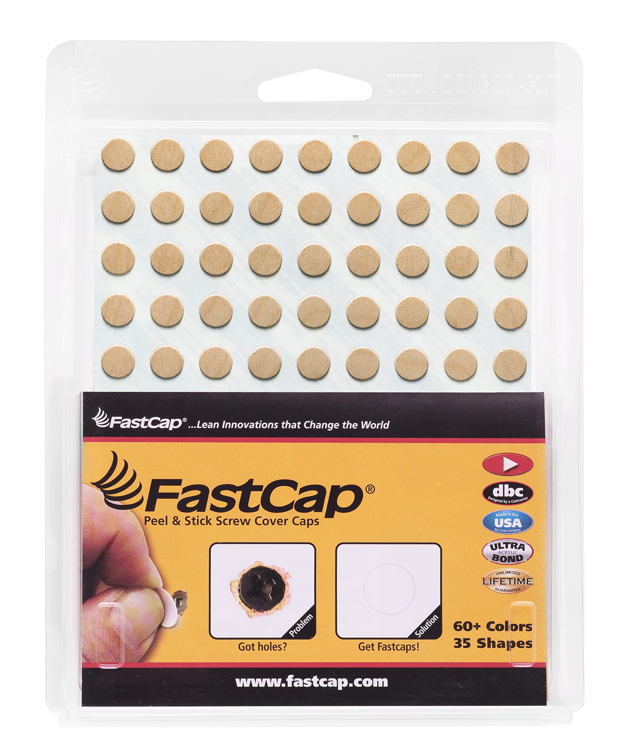Amazon.com: FastCap - Screw Hole Covers, 3/8" (9mm) Round Stickers ...