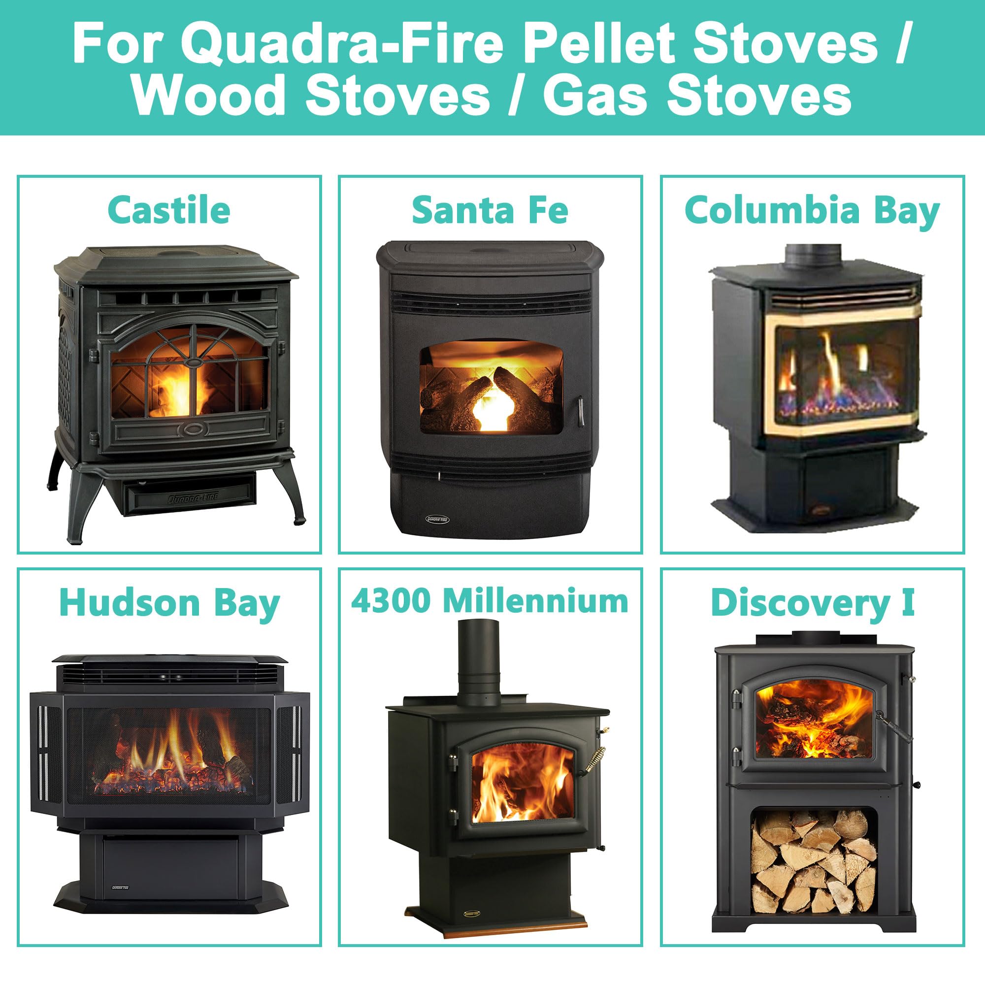 Snapklik.com : Hipoilk 812-4900 Convection Blower Fan For Quadrafire ...