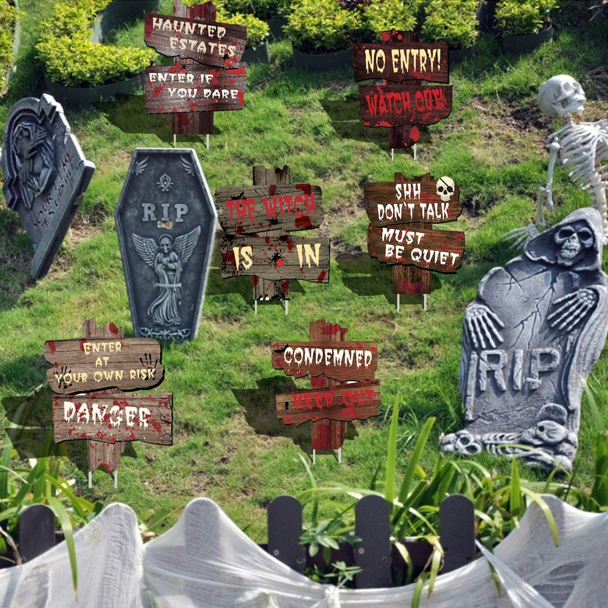 Scary Halloween Driveway Inspiration For Our First Farmhouse Halloween