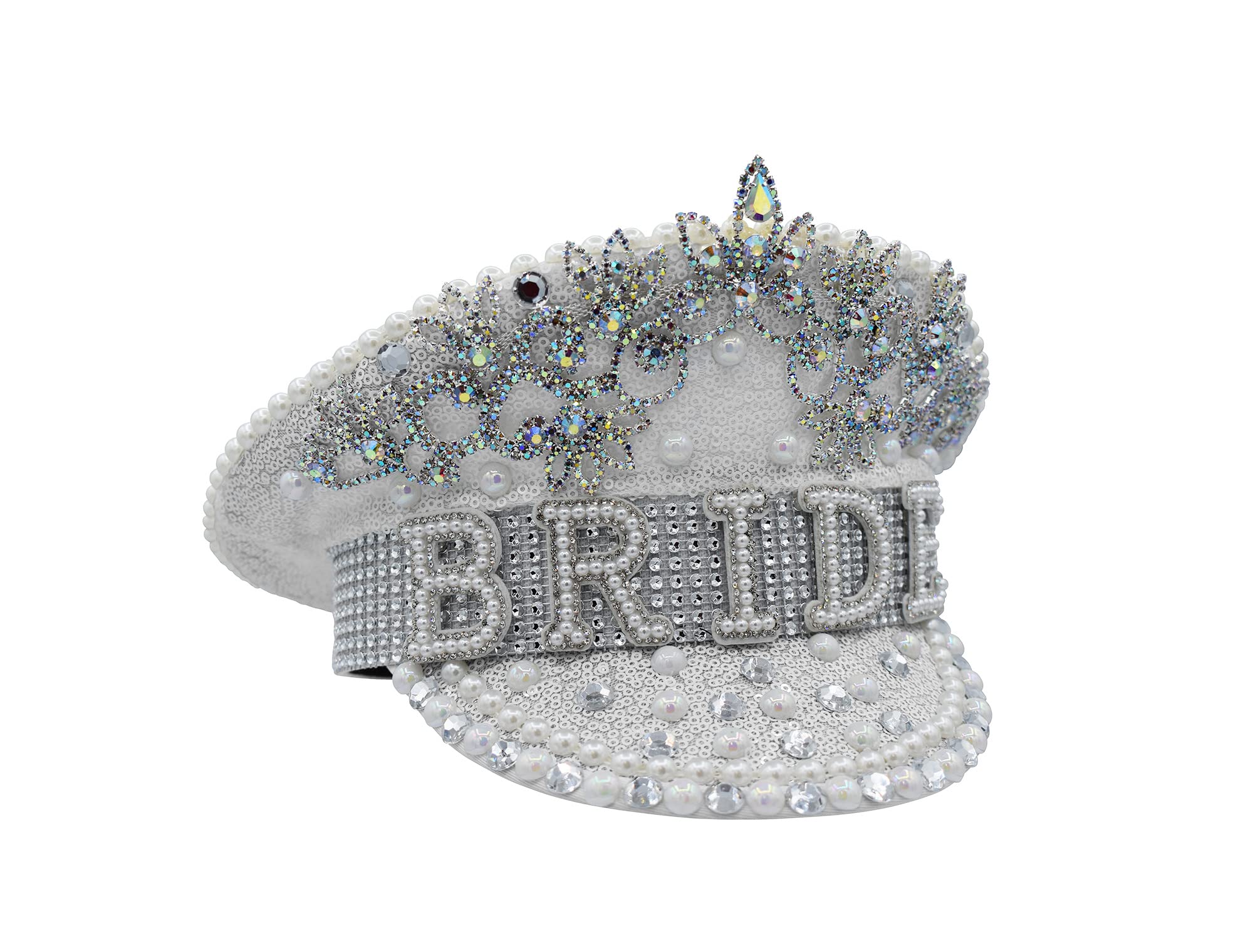 Amazon.com: Nicky Bigs Novelties Womens Sequin Bride to Be Captain Hat ...