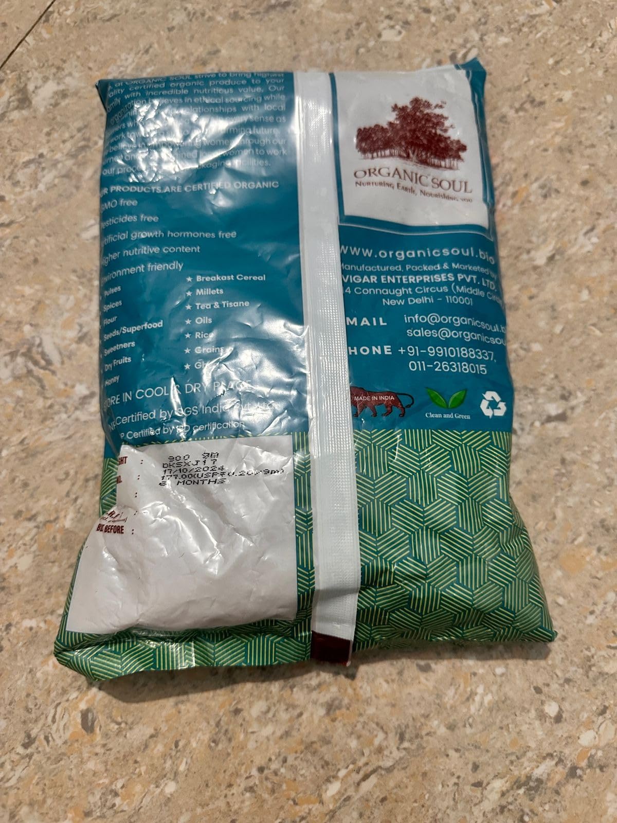 Organic Soul Desi Khand 900 g | Khandsari Raw Sugar | Pesticide ...