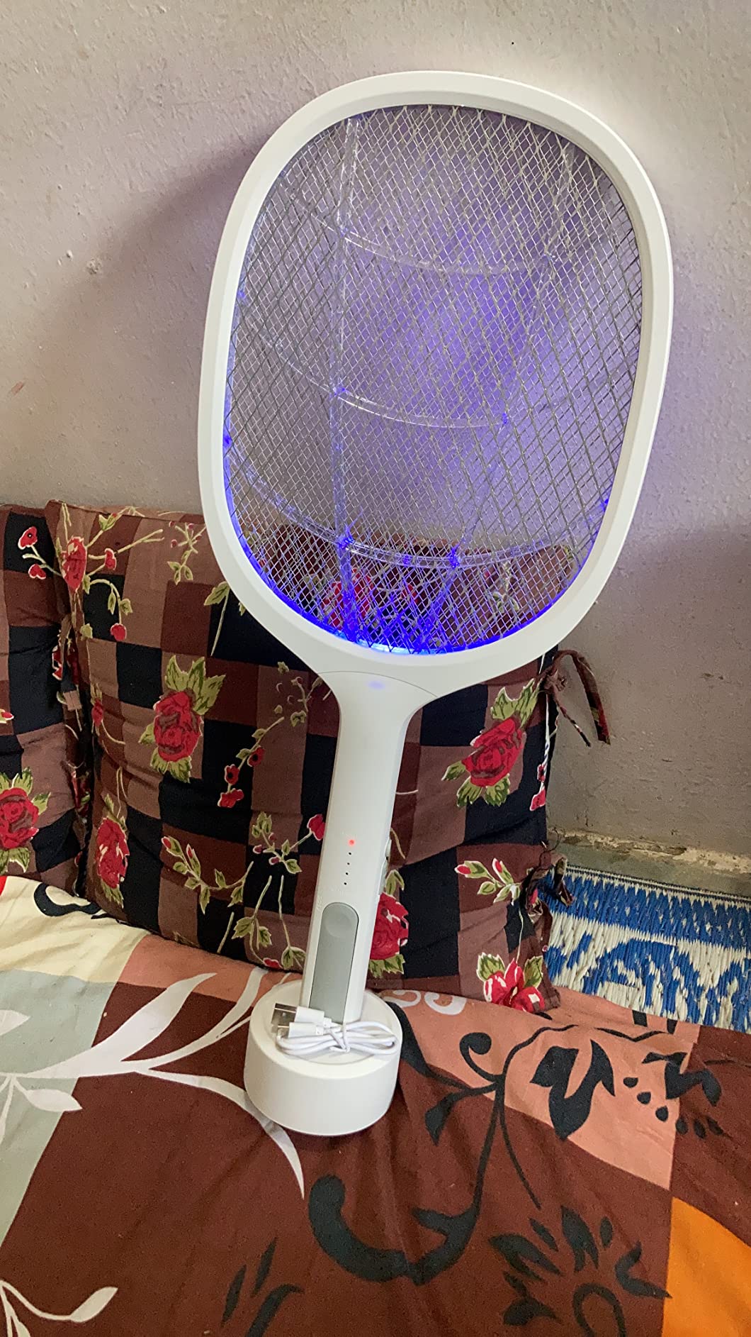 ClickEnterprise Mosquito Racket Bat with UV Light Lamp Five Nights ...