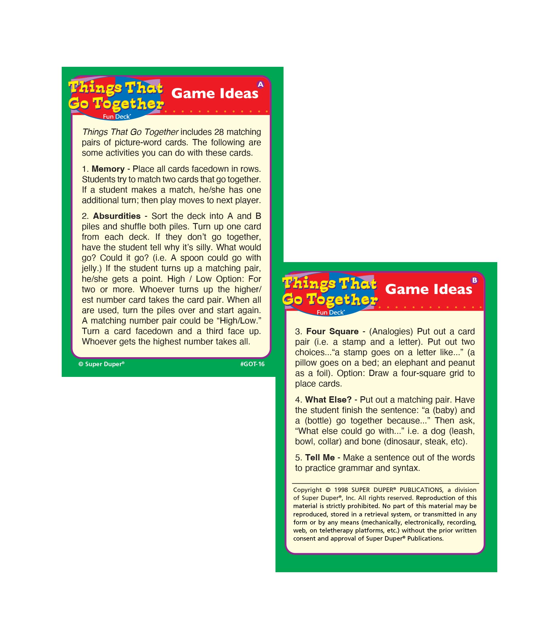 Phonics Flash Cards Super Duper Publications | 100 Irregular Past Tense ...