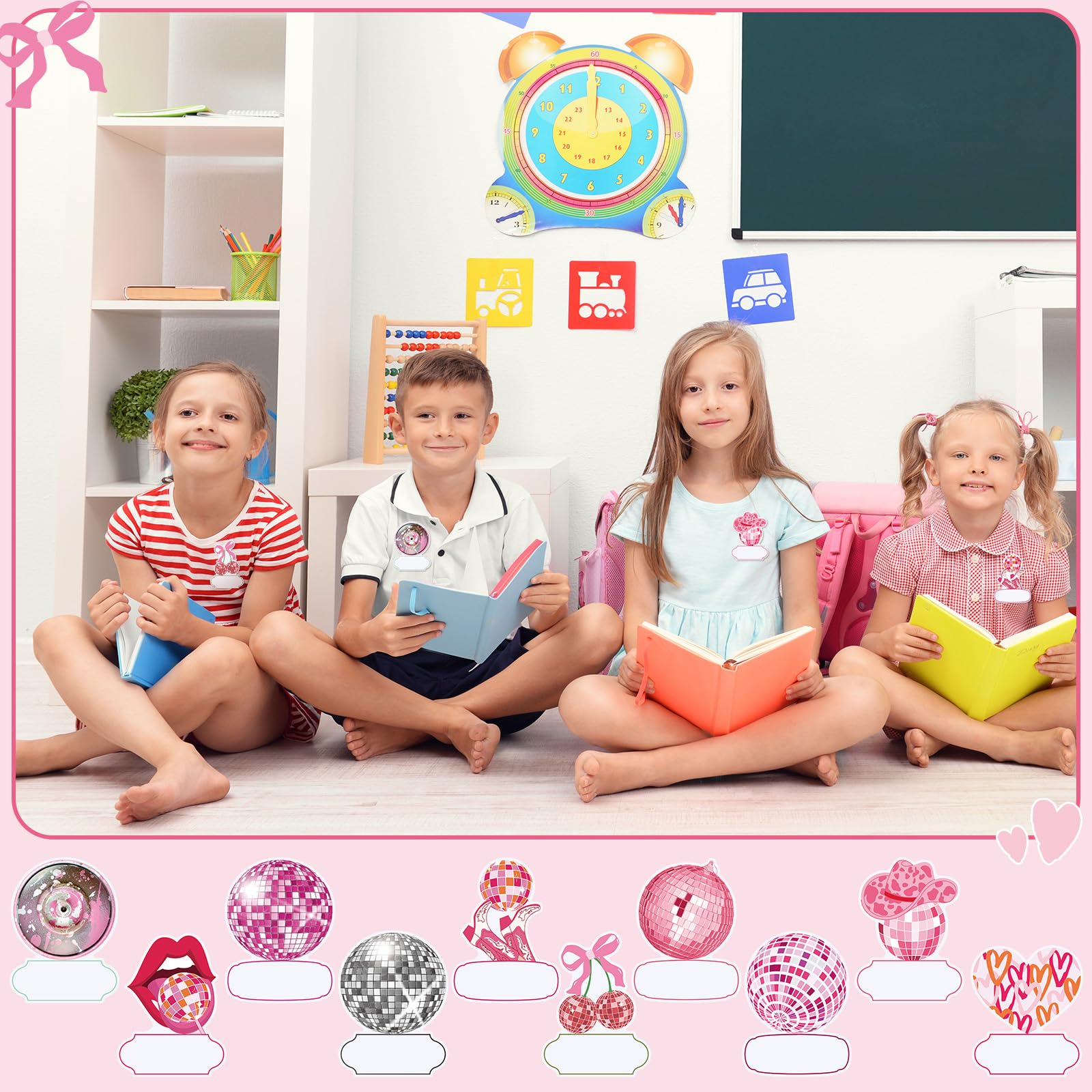 Snapklik.com : 100 Pcs Classroom Name Tags For Cubbies Bulk Name Tags ...