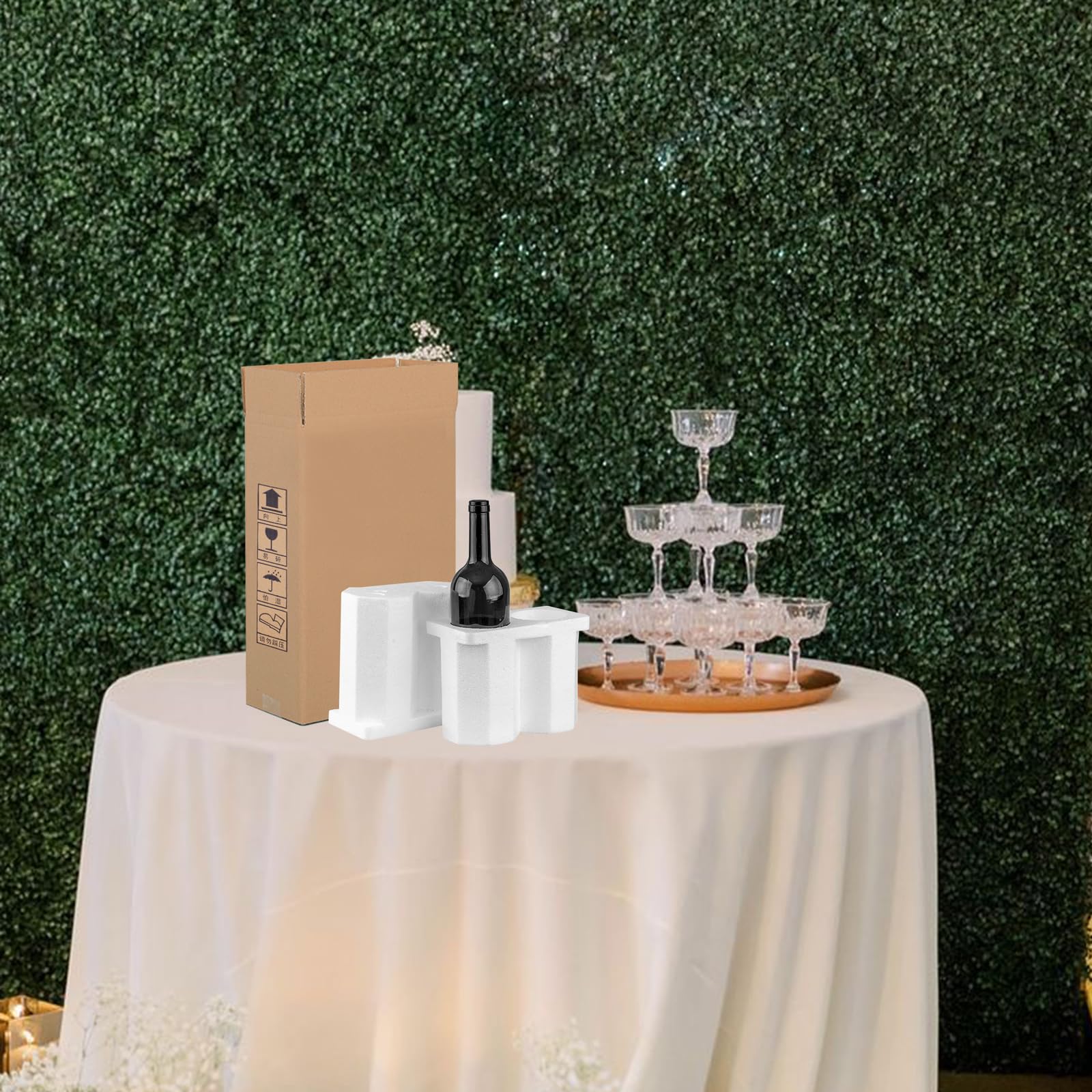 Snapklik.com : Universal Double Bottle Wine Shipping Box