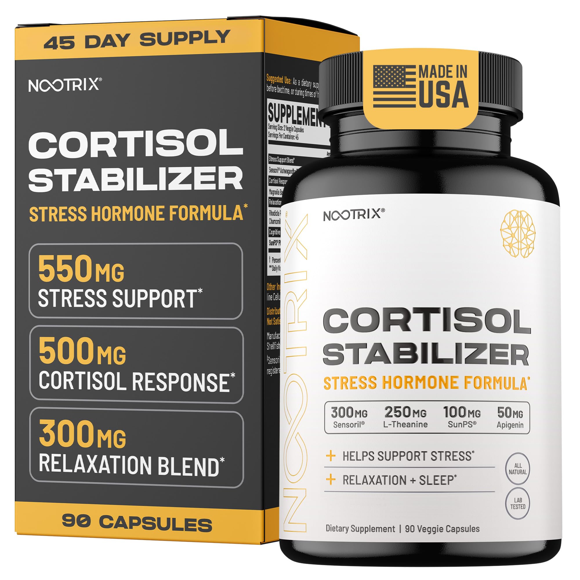 Snapklik.com : Nootrix Cortisol Manager & Stabilizer Supplement ...