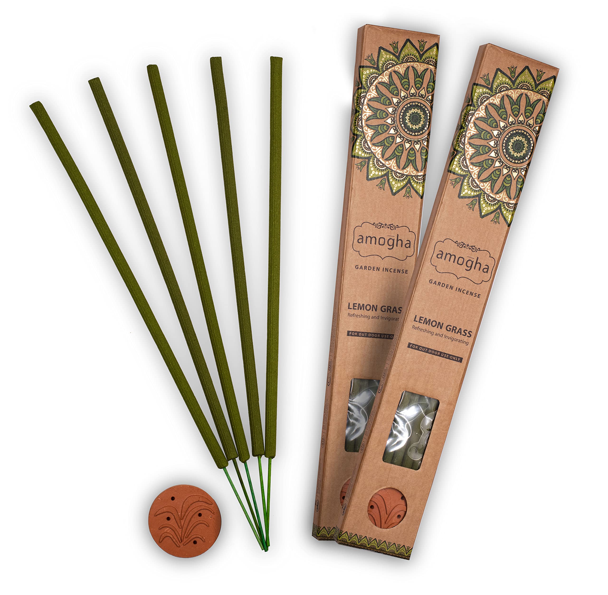 Amogha Garden Incense 5sticks - Set of 2- Fragrance Lemon Grass ...