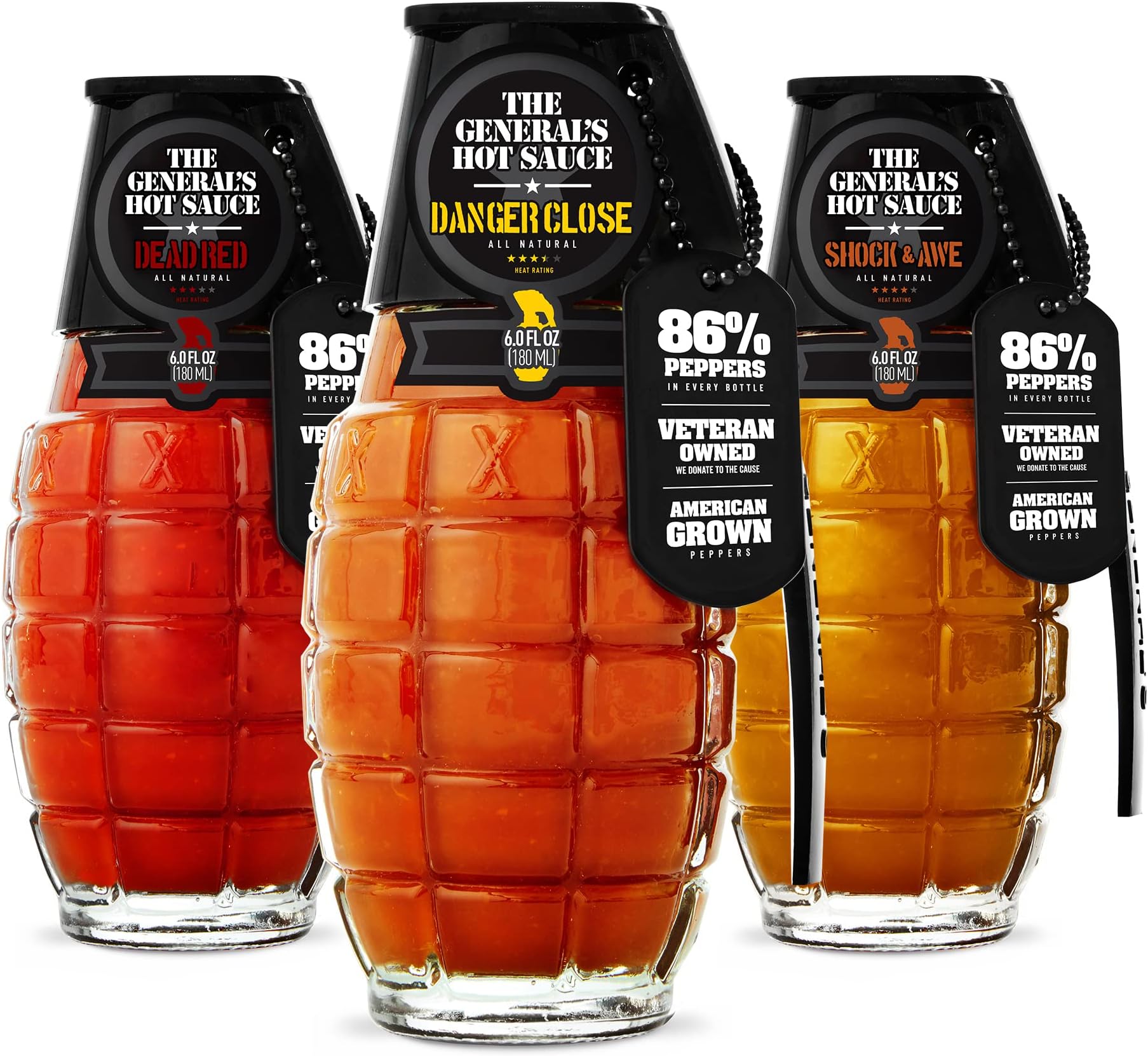 Amazon.com : Beer-infused Hot Sauce Variety 3-pack (Includes Asian ...