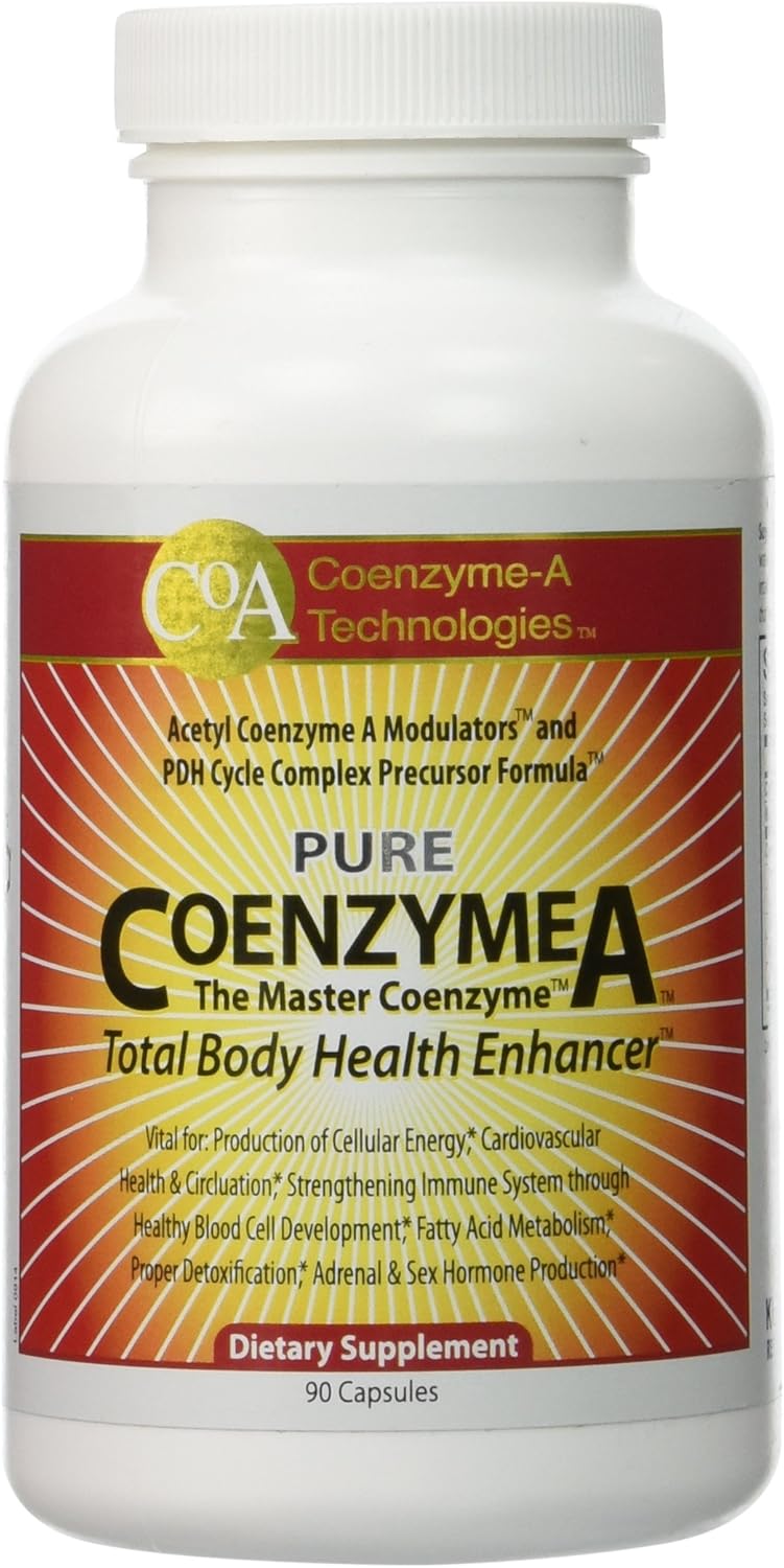 Amazon.com: Coenzyme-A Technologies Coenzyme A: 700mg - 90 Capsules ...