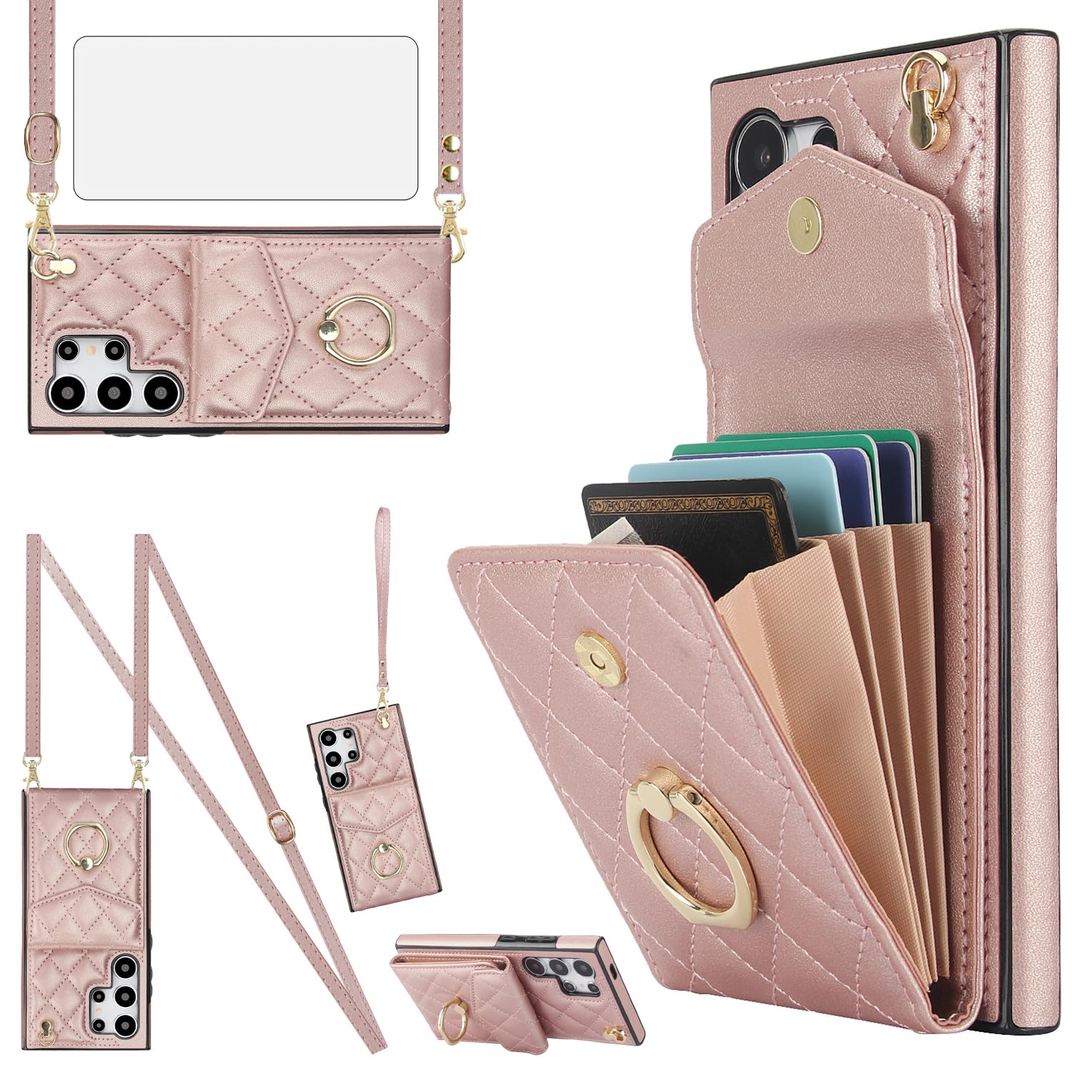 Amazon.com: Asuwish Phone Case for Samsung Galaxy S24 Ultra 5G Wallet ...