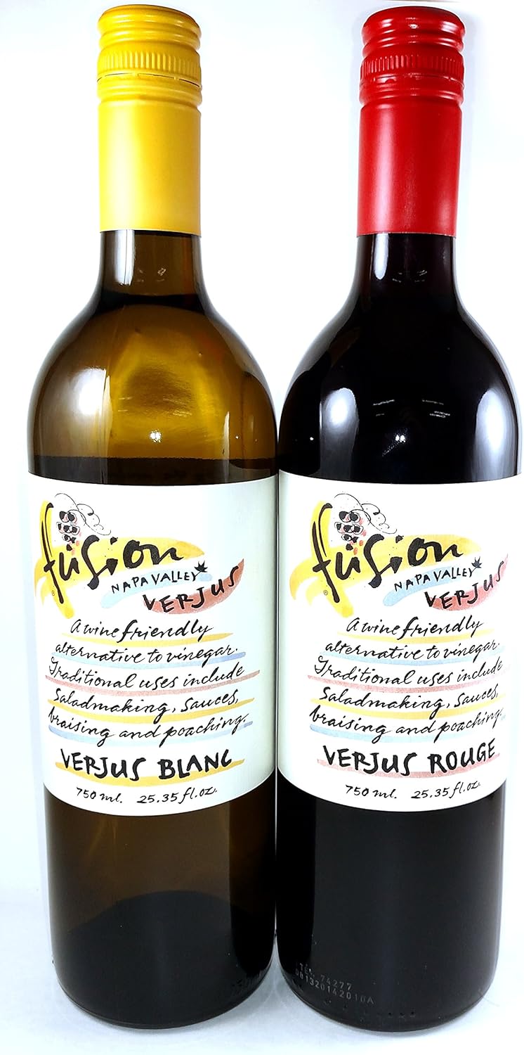 Verjus Coffret cadeau : 1 verjus blanc (750 ml) + 1 verjus rouge (750 ...