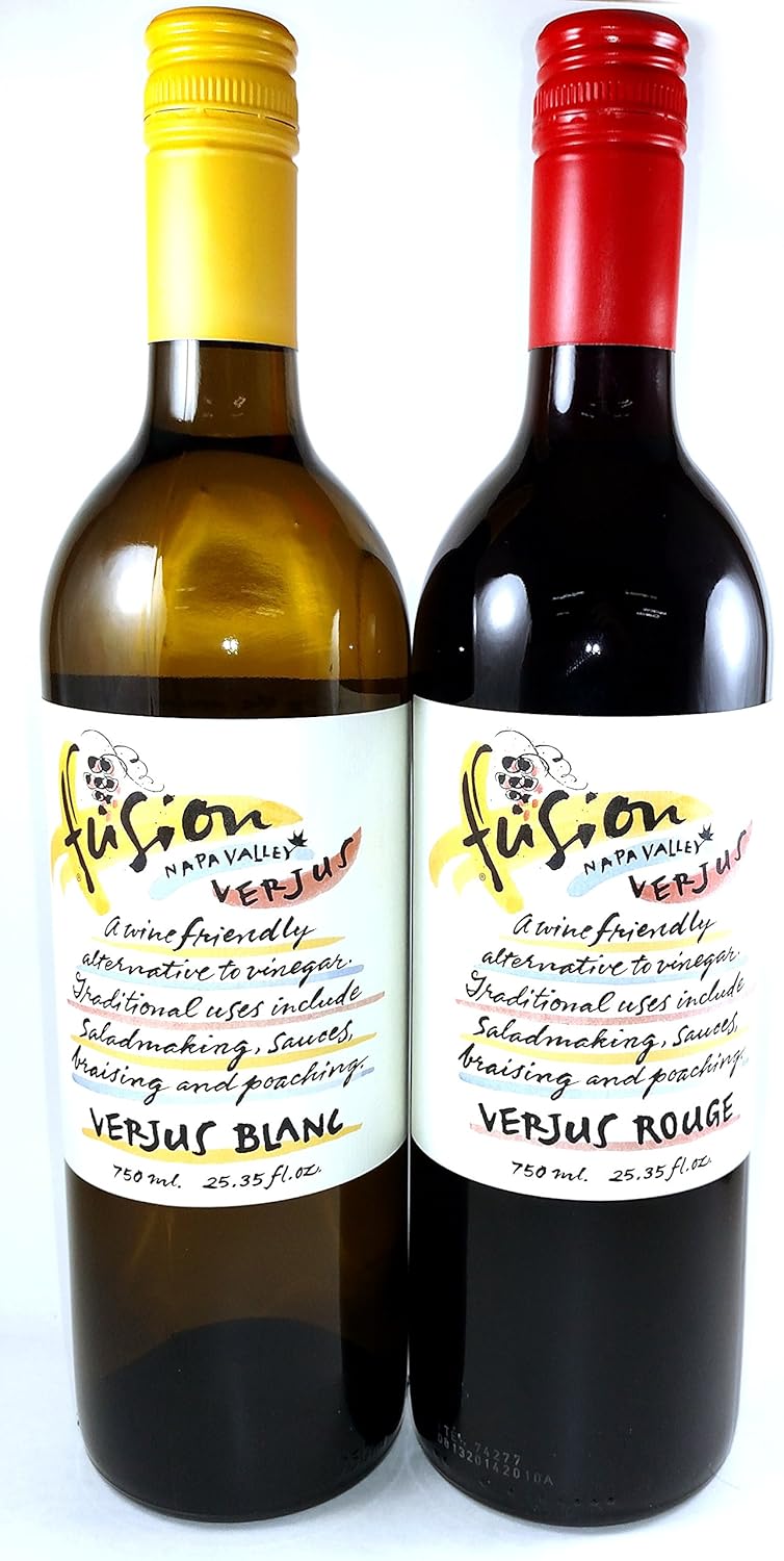 Amazon.com : Verjus Gift Set - 1 X White Verjus (750 ML) + 1 X Red ...
